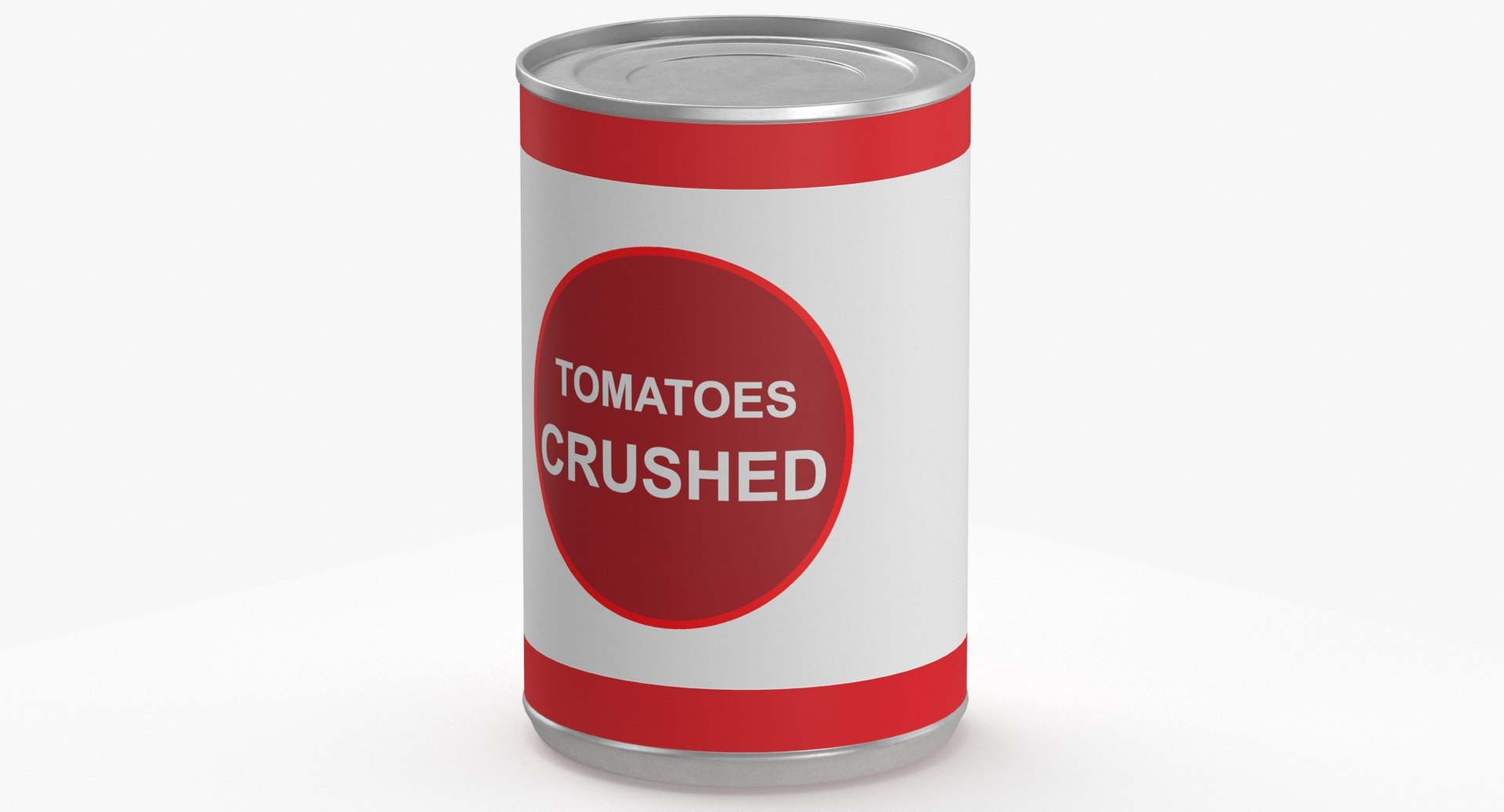 Canned Tomatoes 14 5oz Blank Sauce Diced And Crushed Label(1) 3D Model ...