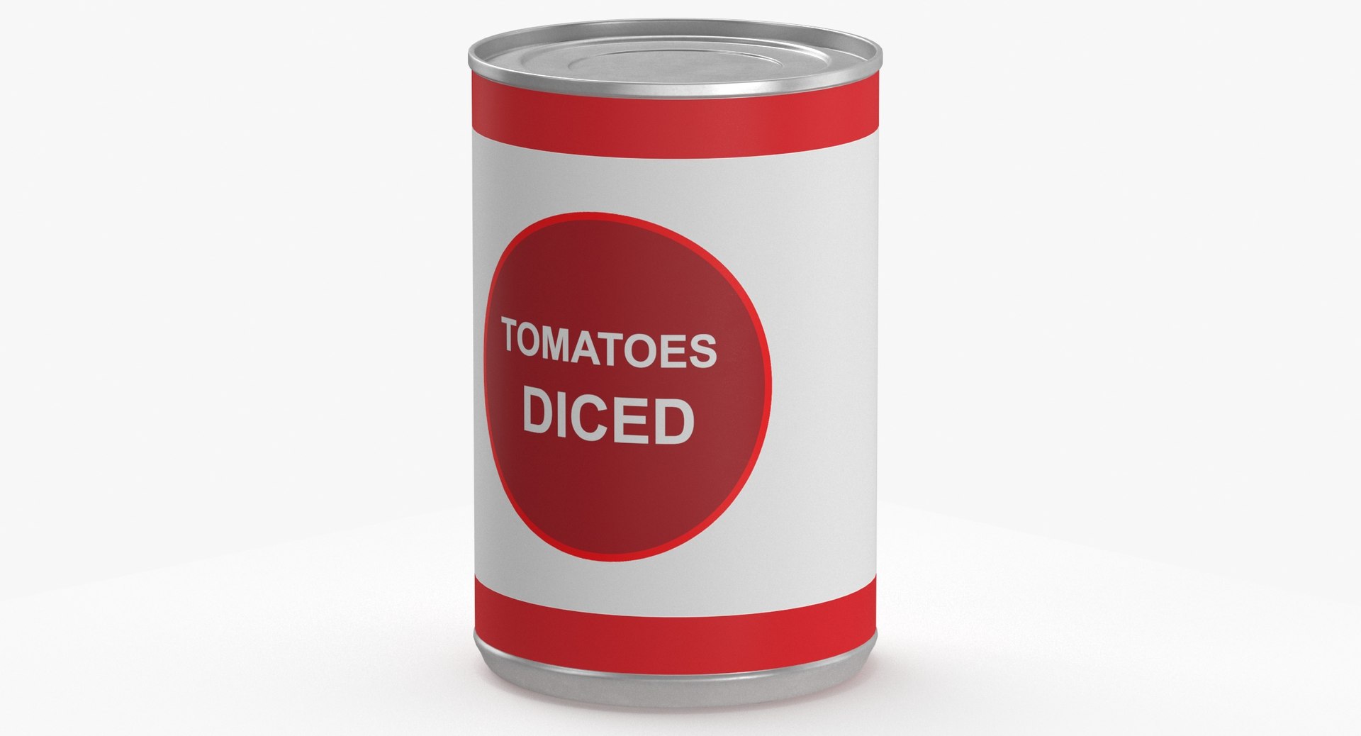 Canned Tomatoes 14 5oz Blank Sauce Diced And Crushed Label(1) 3D Model ...