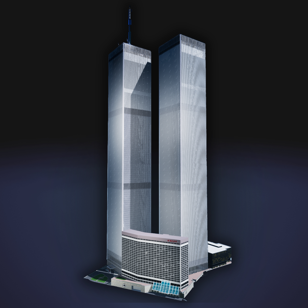 modelo 3d Complejo de las Torres Gemelas del World Trade Center ...