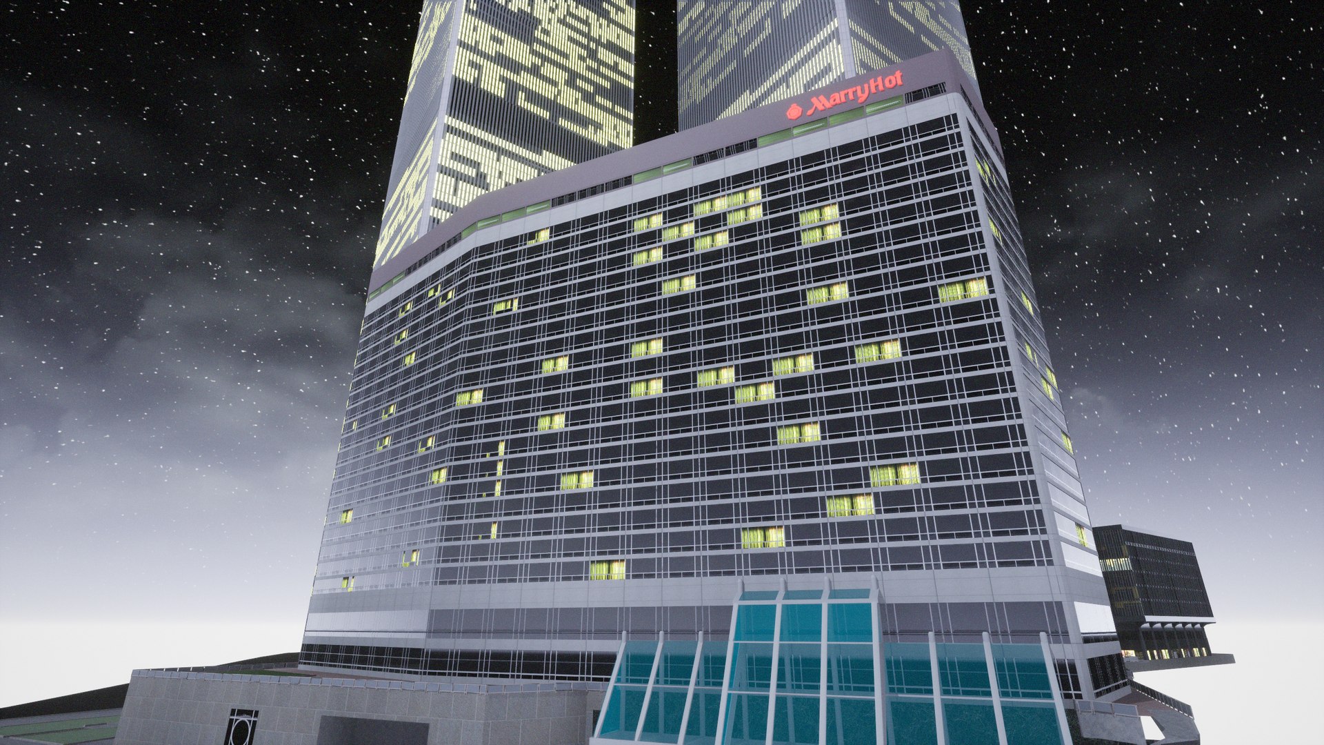 World Trade Center Twin Tower Complex 3D Model - TurboSquid 2241103