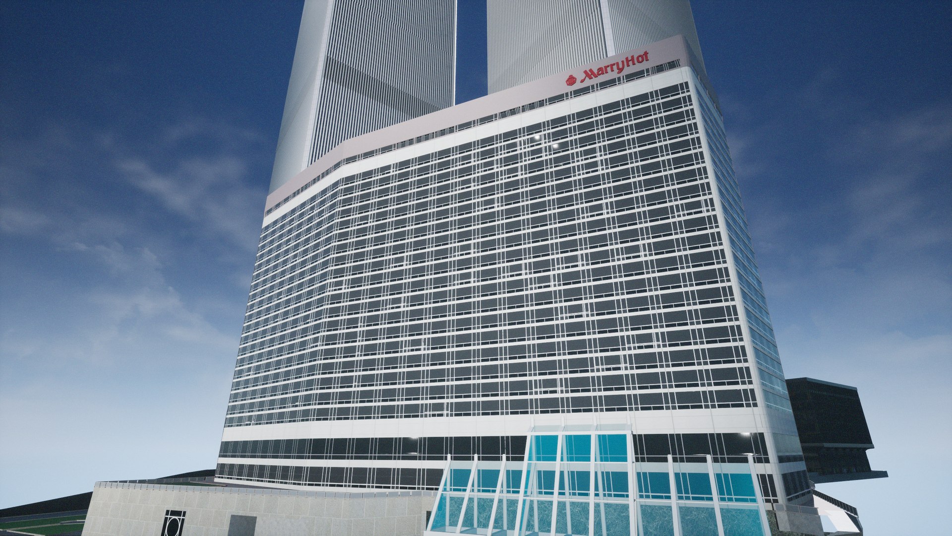 World Trade Center Twin Tower Complex 3D Model - TurboSquid 2241103