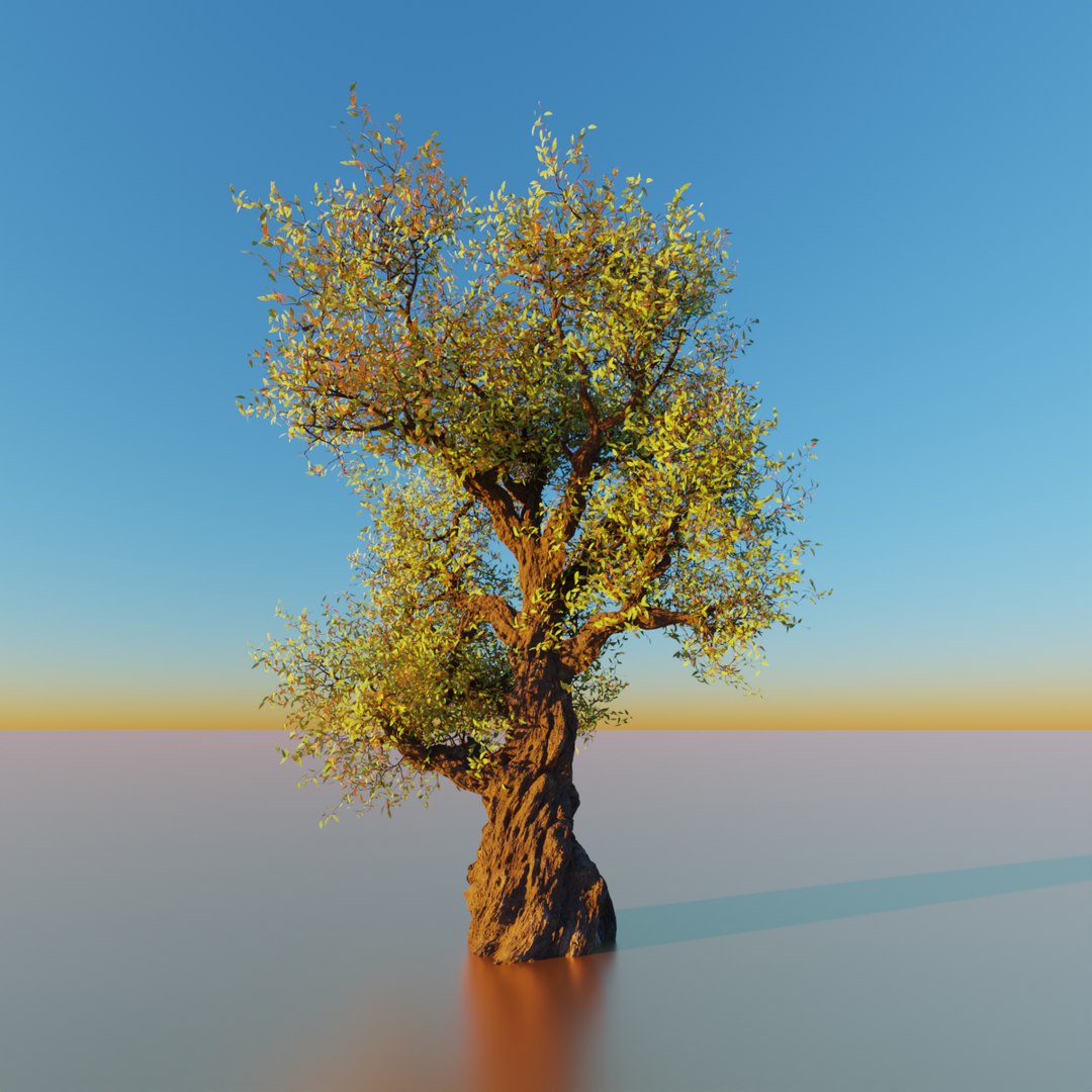 3D Thick Tree - TurboSquid 1923083