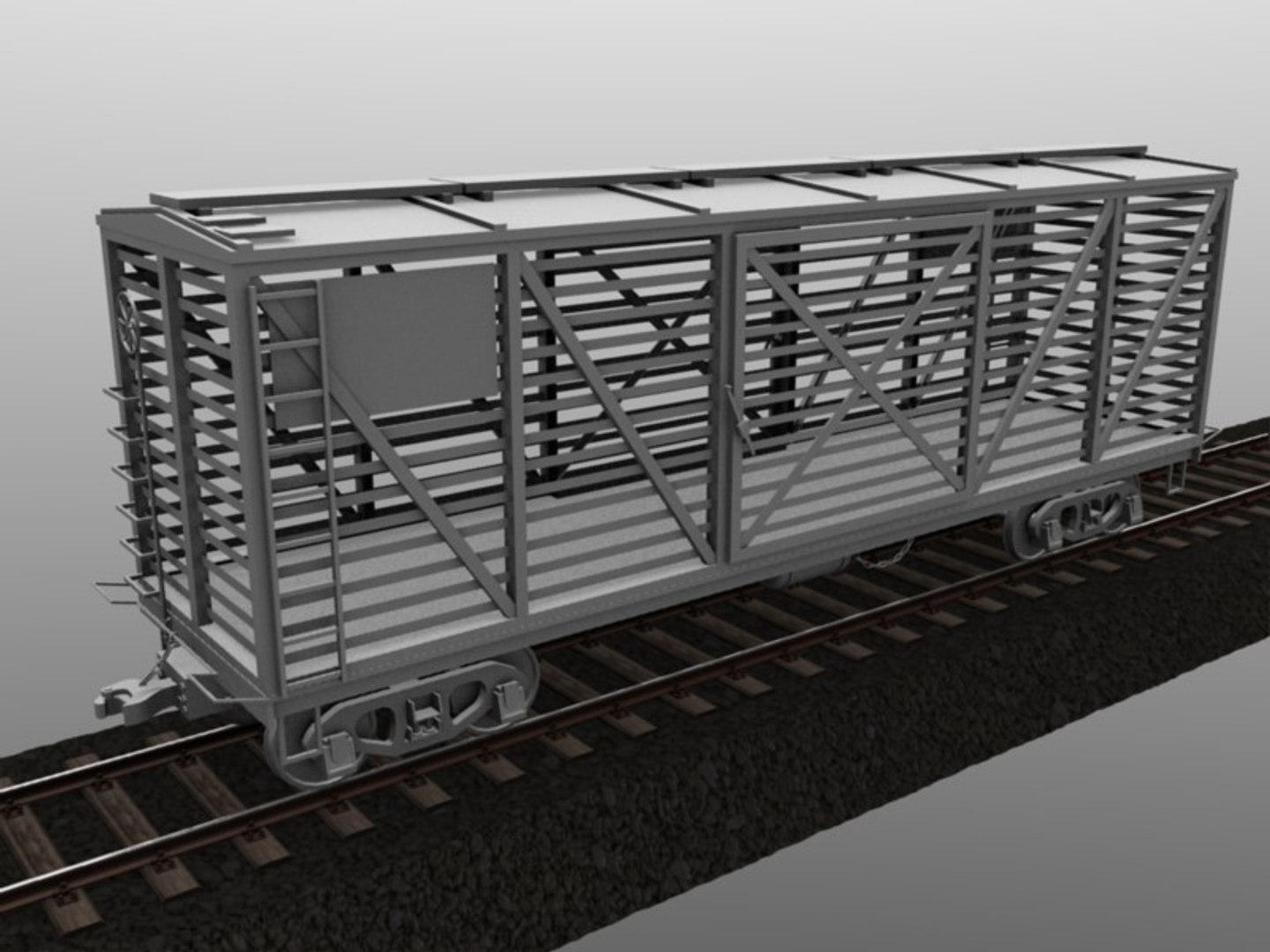 Pack Freightcars 3d Model