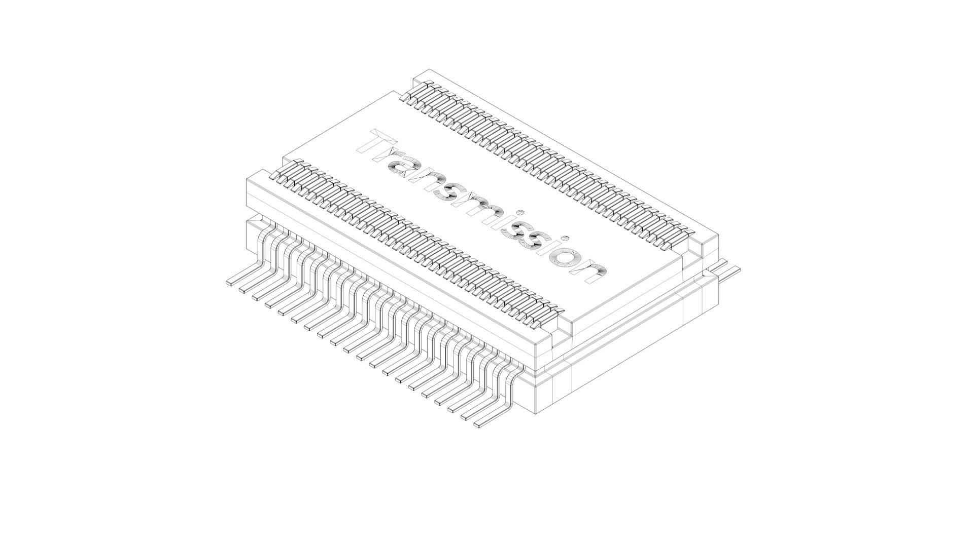 3D Transmission Chip Single Chip Model Model - TurboSquid 2261257