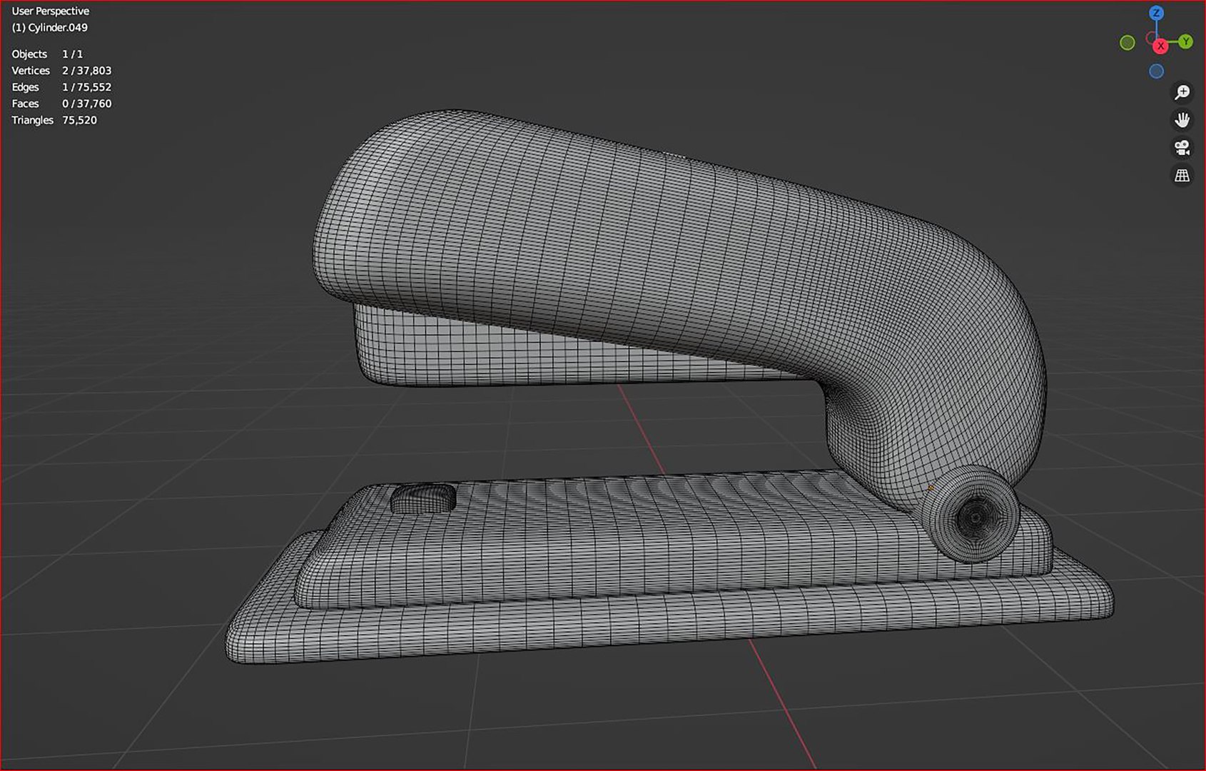 3d mechanical office paper stapler icon 3D - TurboSquid 2066446