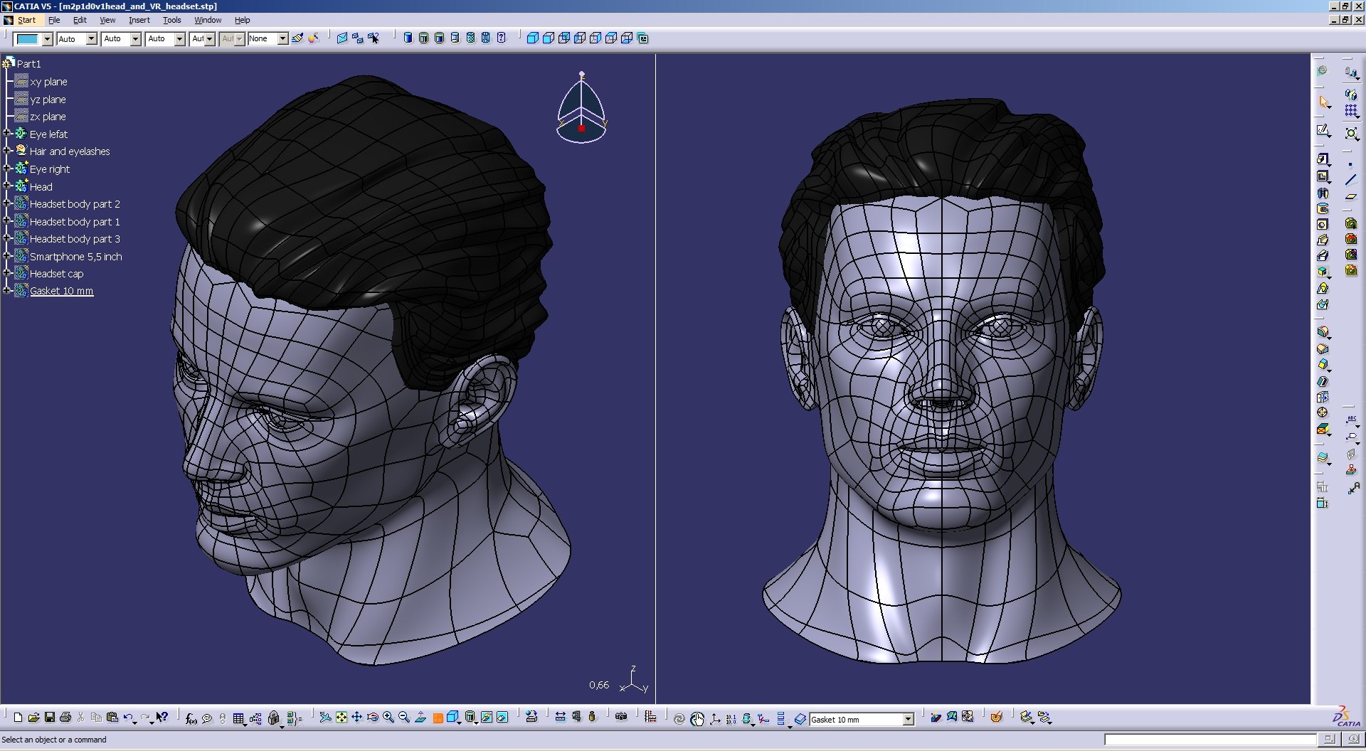 3D Male Head Cad Model - TurboSquid 1354690