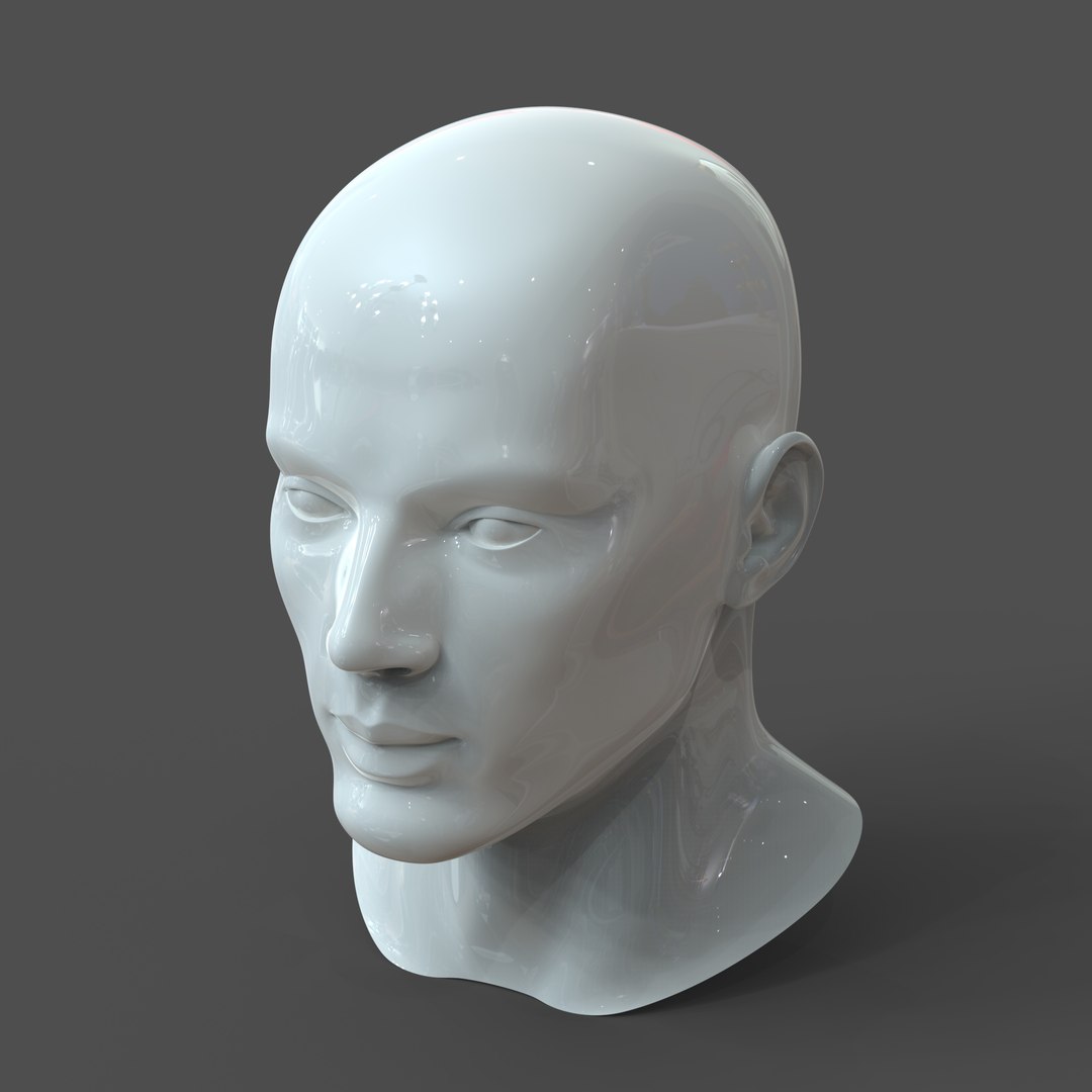 3D Male Head Cad Model - TurboSquid 1354690