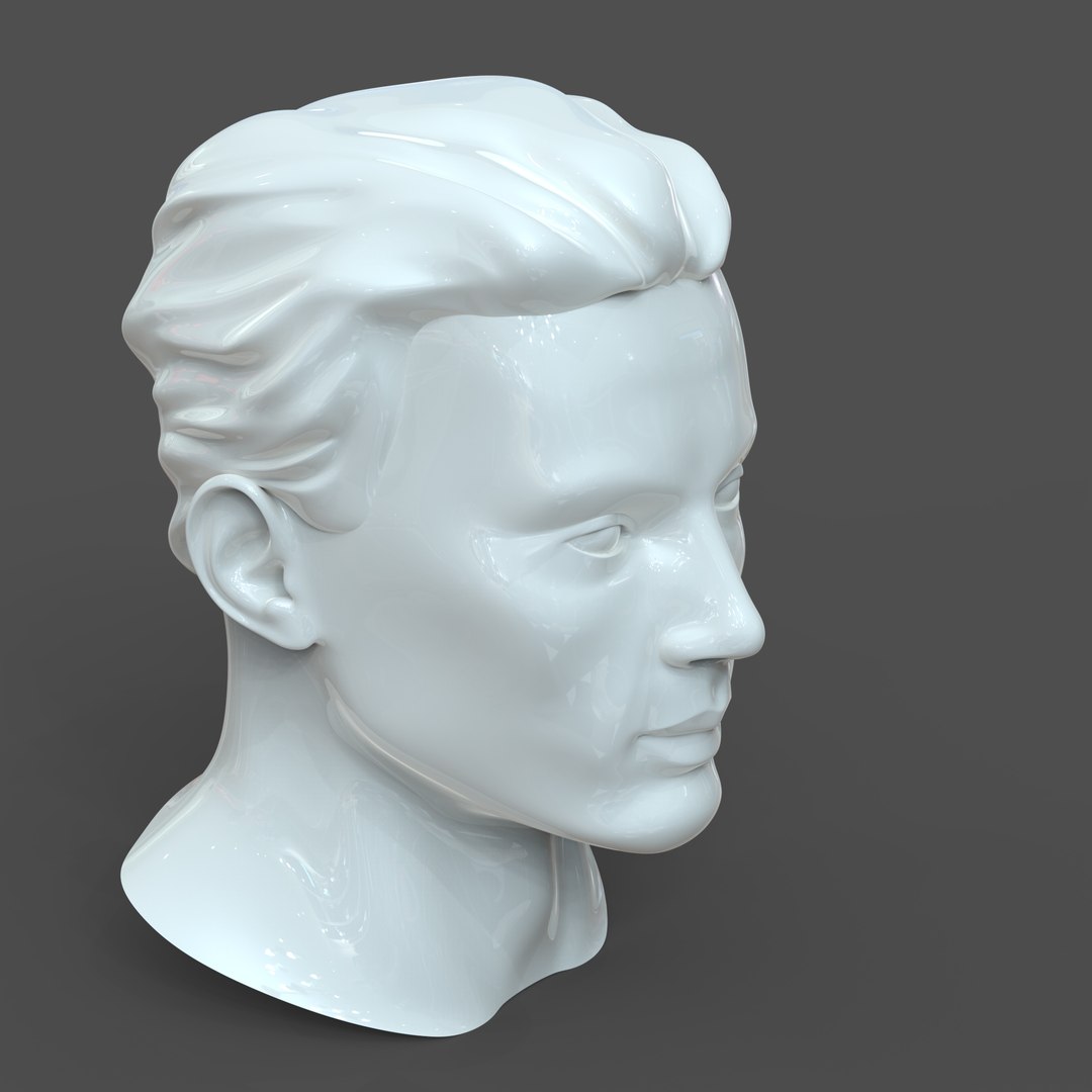 3D Male Head Cad Model - TurboSquid 1354690