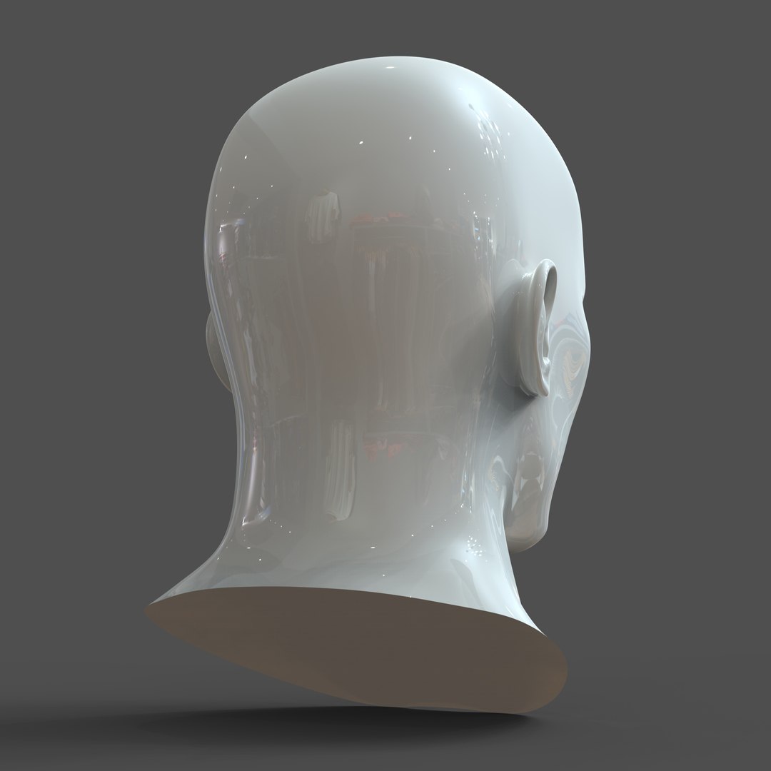 3D Male Head Cad Model - TurboSquid 1354690