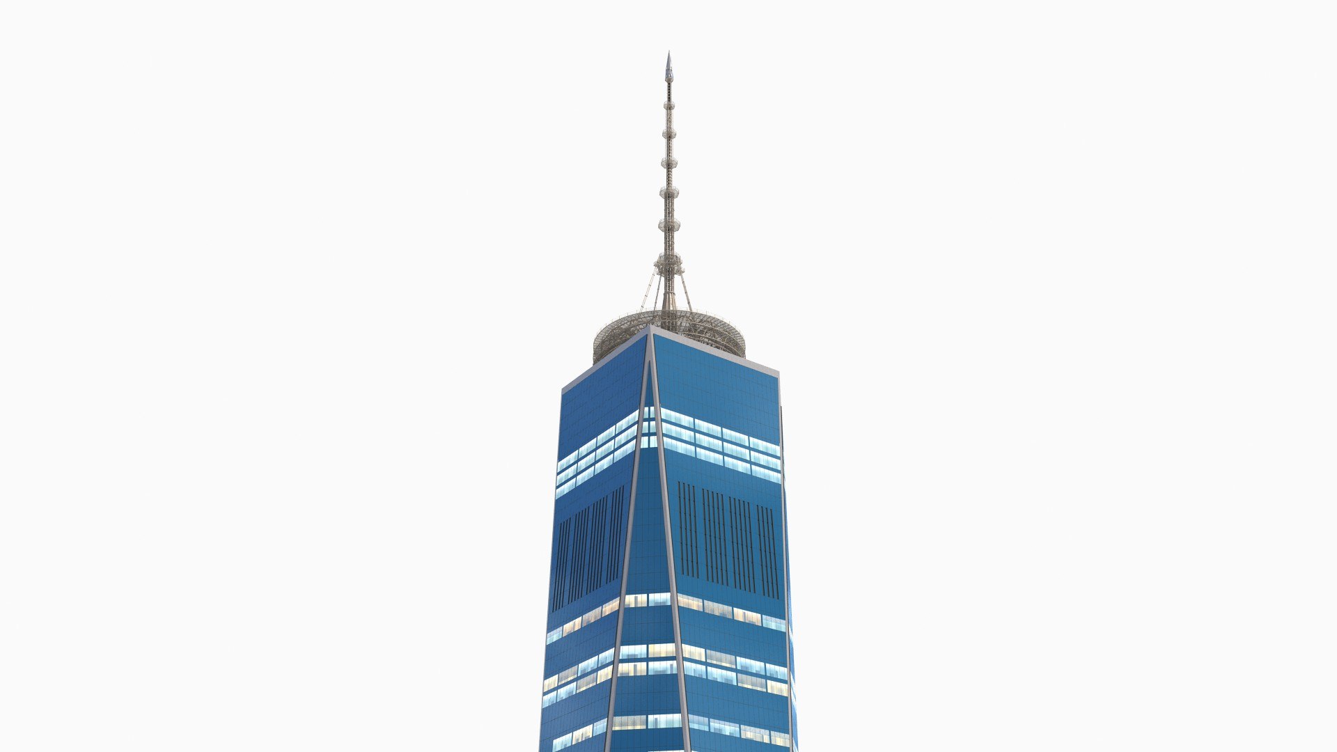 Freedom Tower Night Glow Modelo 3D - TurboSquid 1788391