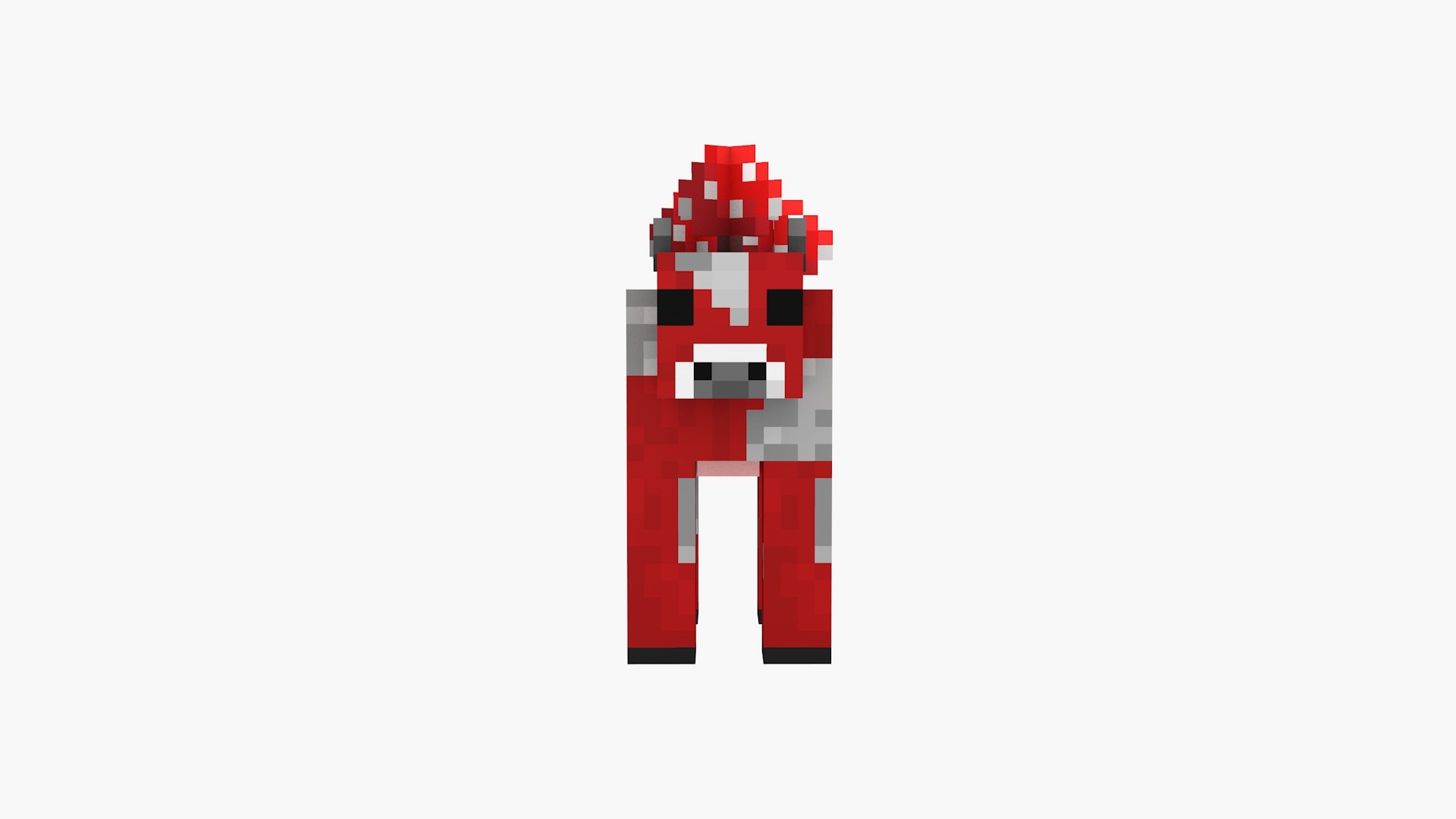 Mooshroom Minecraft 3D - TurboSquid 2348154