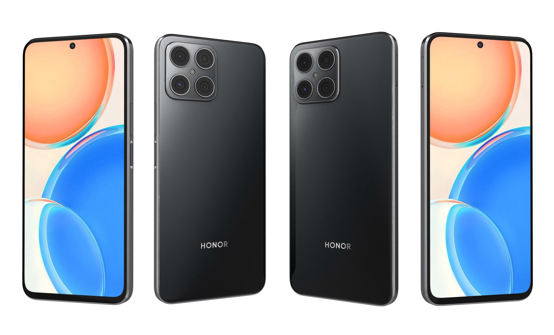 Honor X8 Black Model - TurboSquid 1909450