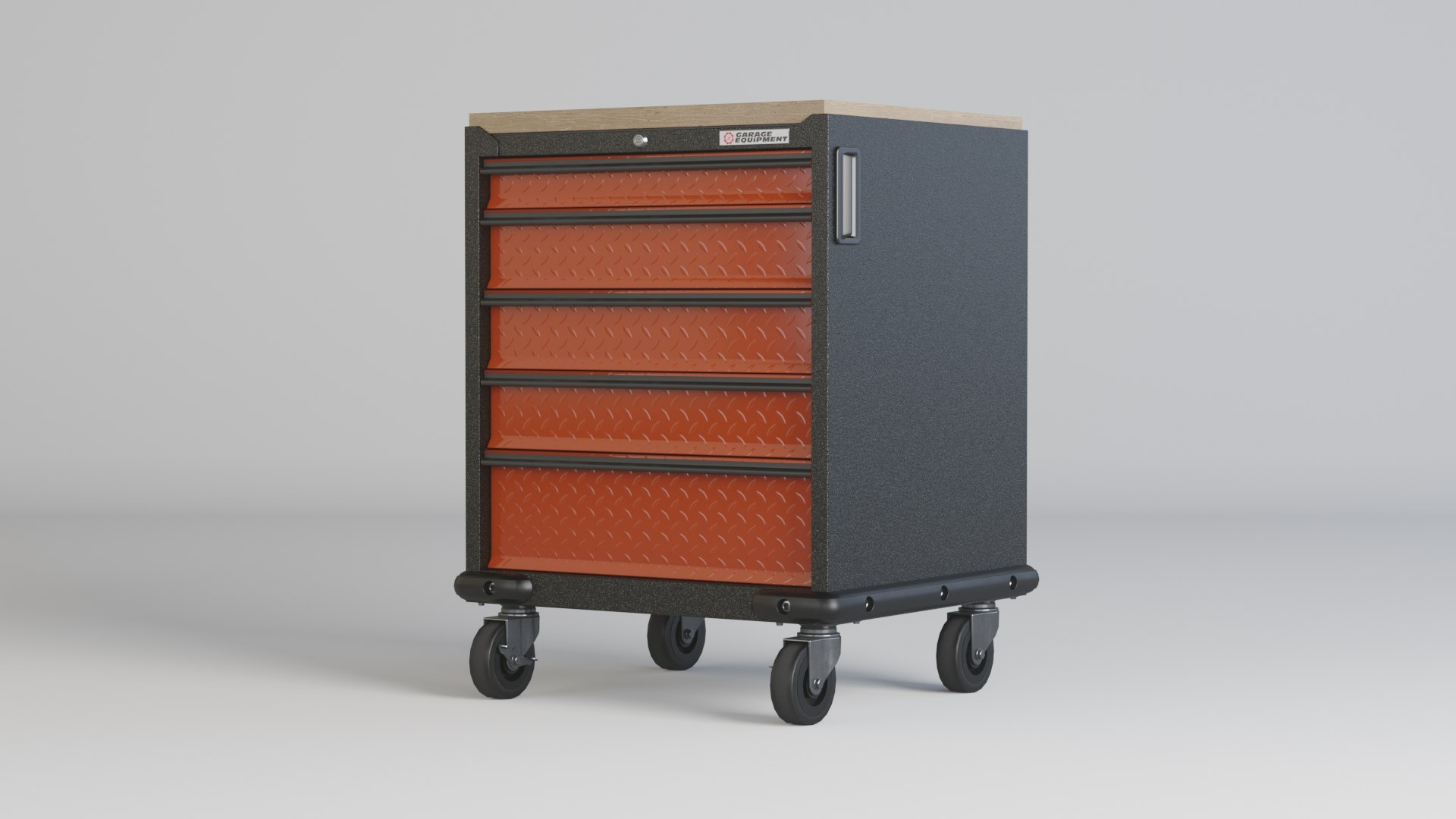 3D 5 Drawer Modular Tool Storage Cabinet 3 PBR - TurboSquid 1998380