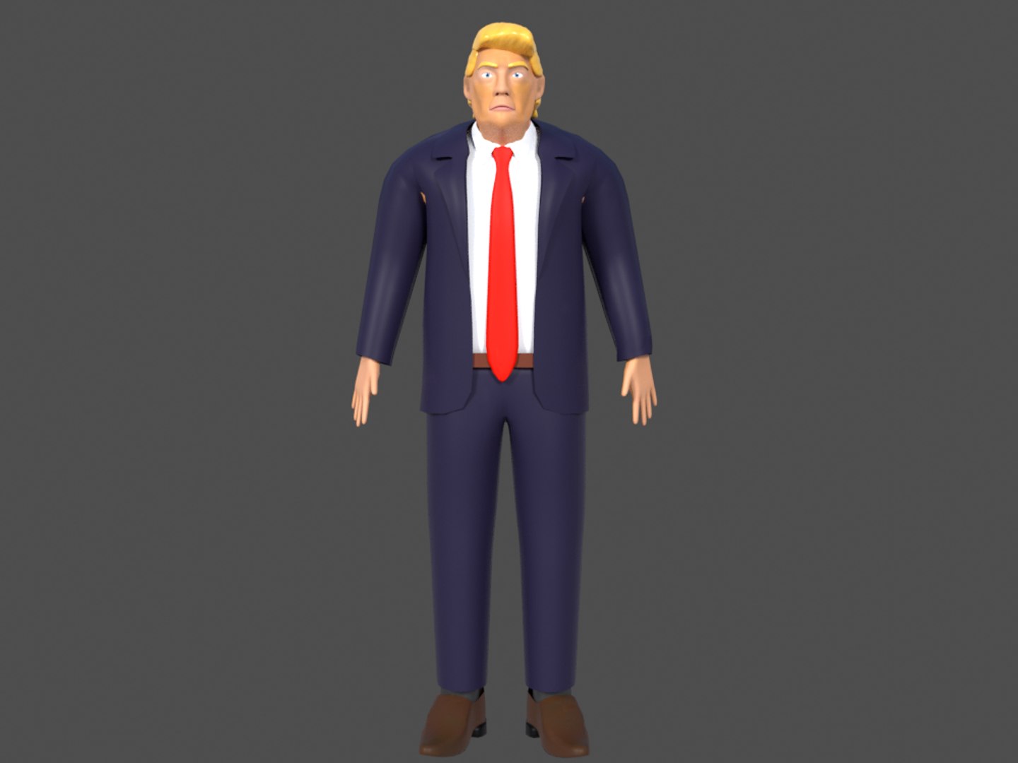 Body Rigged President Donald 3D Model - TurboSquid 1557759