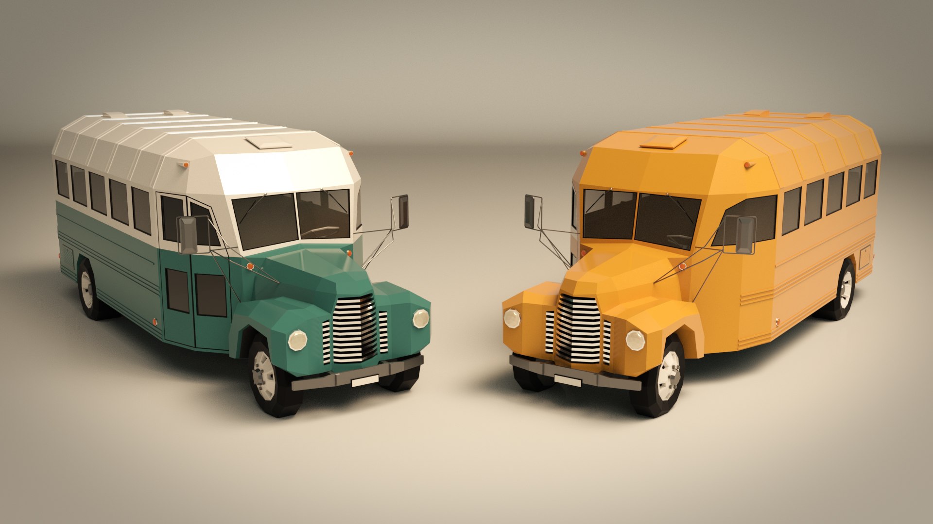 Vintage Bus 3D Model - TurboSquid 1510433