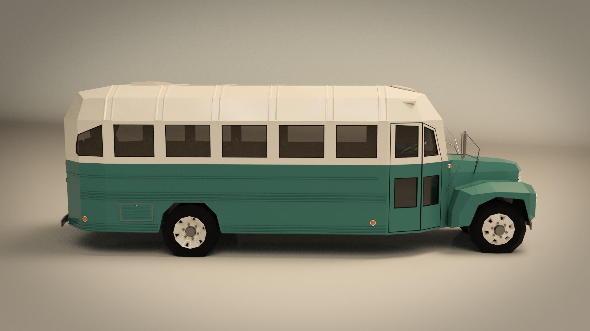 Vintage Bus 3D Model - TurboSquid 1510433