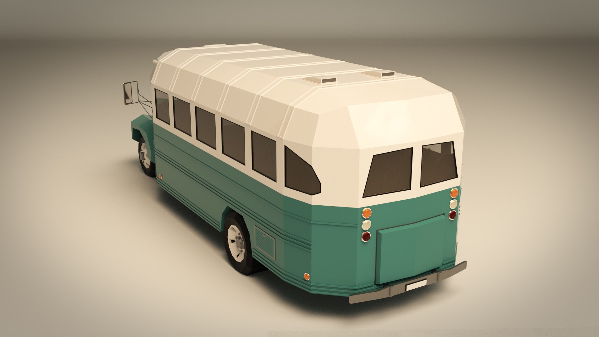 Vintage Bus 3D Model - TurboSquid 1510433