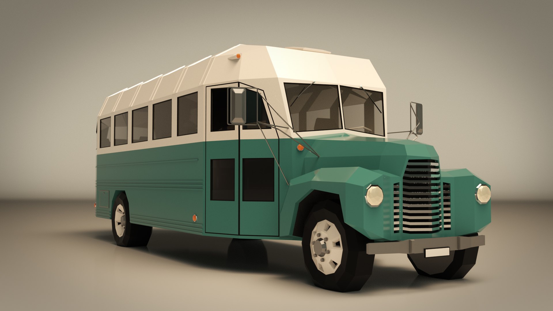 Vintage Bus 3D Model - TurboSquid 1510433