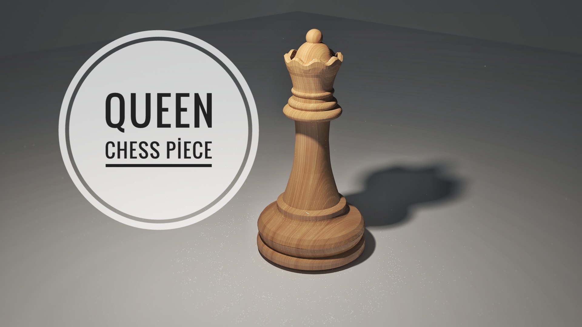 3D Chess Queen Piece Model - TurboSquid 1376367