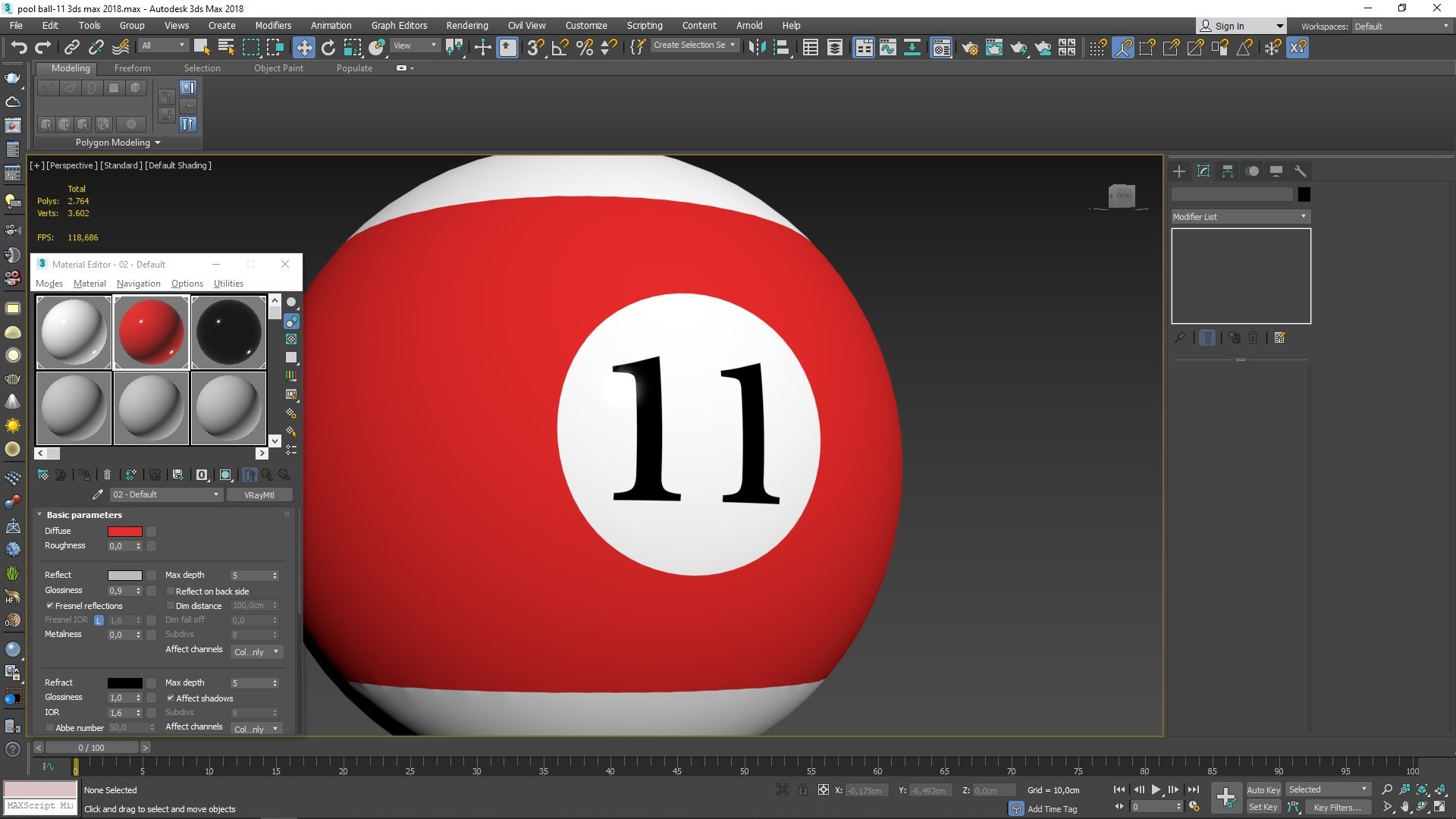 Billiard Pool Ball-11 American Model 3D - TurboSquid 1932114