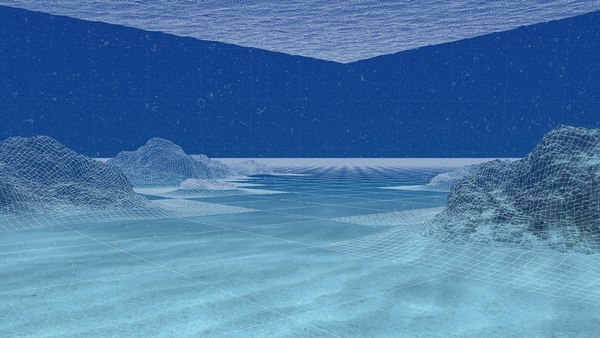 3d photorealistic water scene model