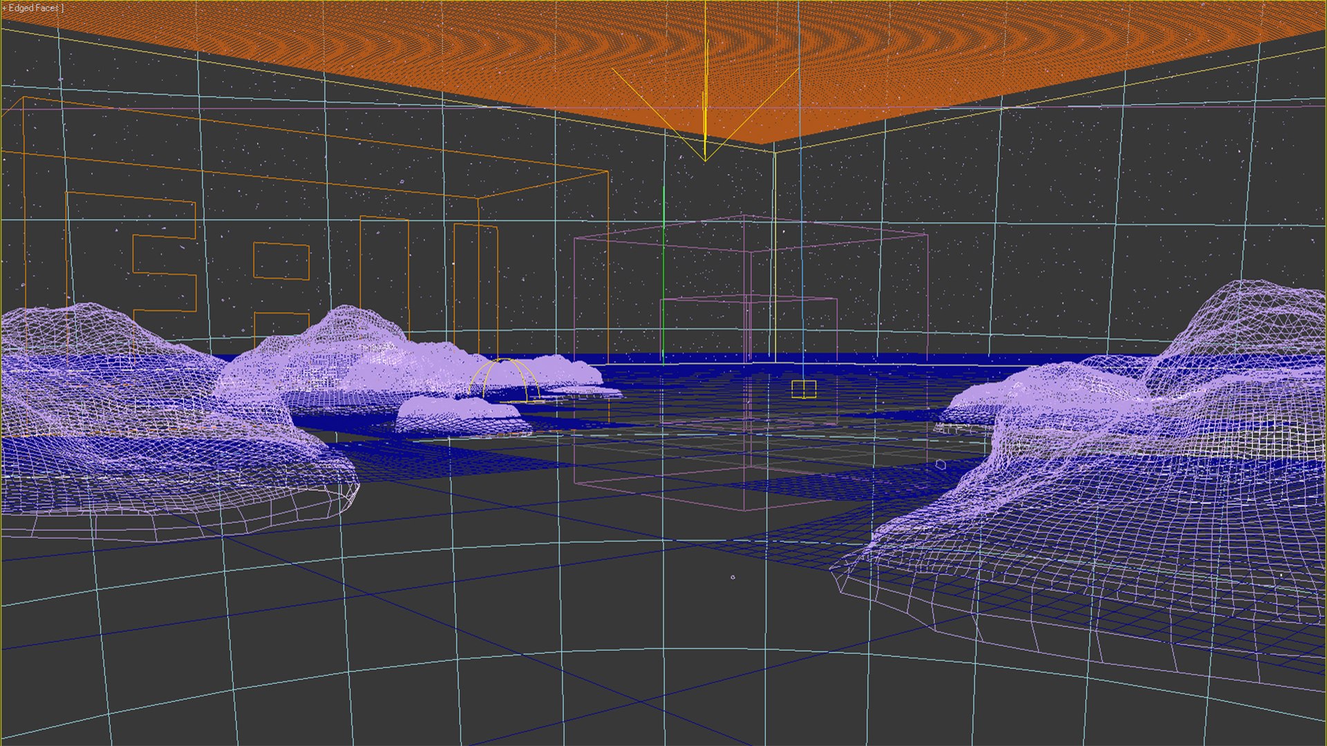 3d Photorealistic Water Scene Model