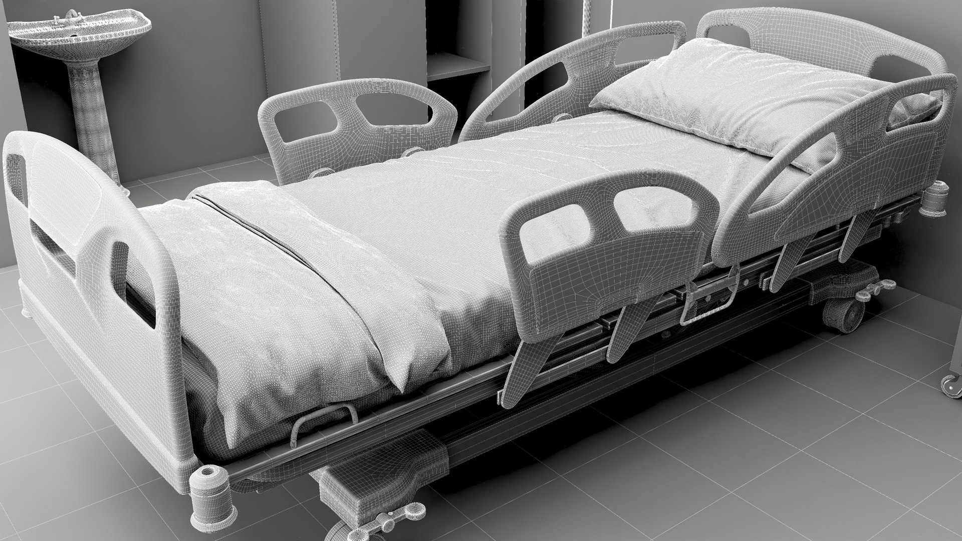Hospital Room 5 3D Model - TurboSquid 1983312