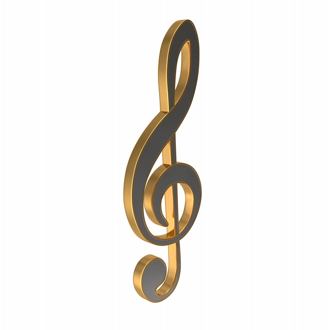 Music Symbol 3D Model - TurboSquid 2316832