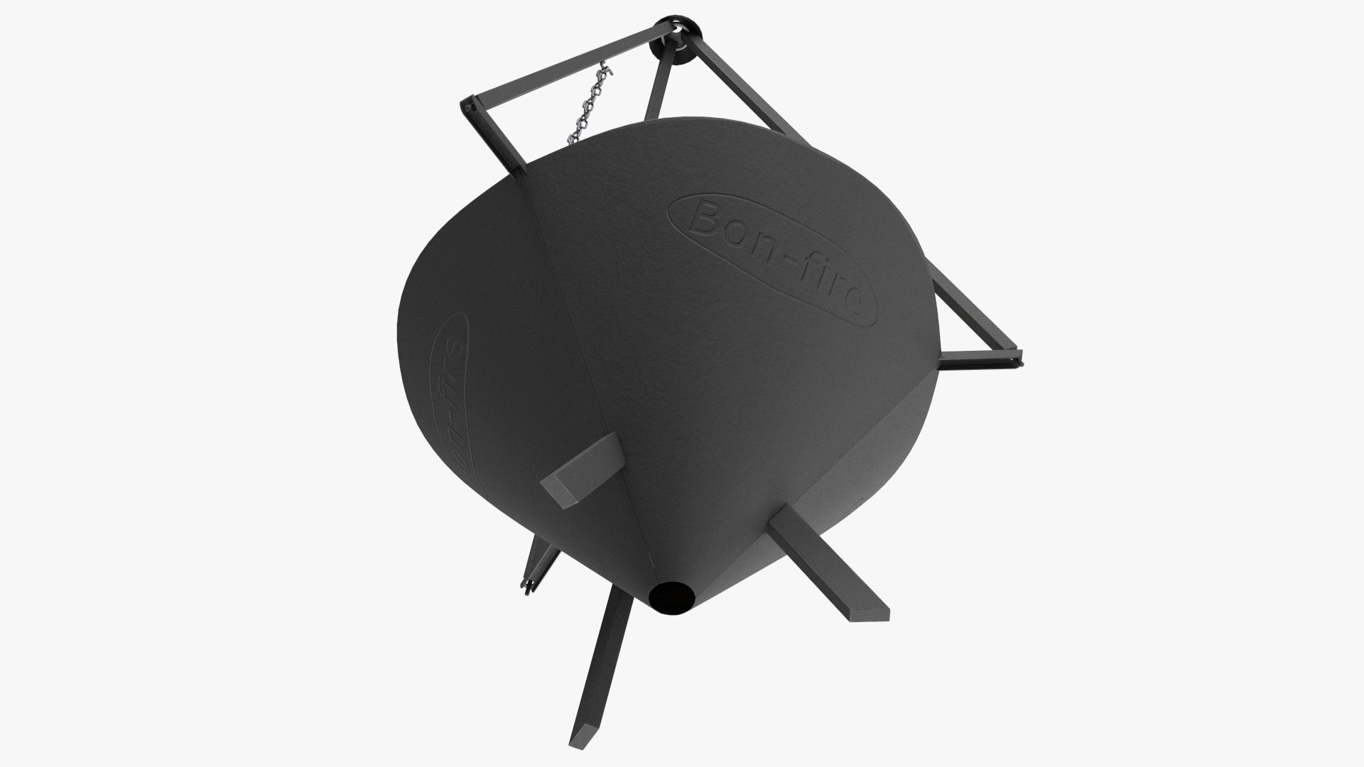 3D Cone Shaped Fire Pit With Grill - TurboSquid 2139742