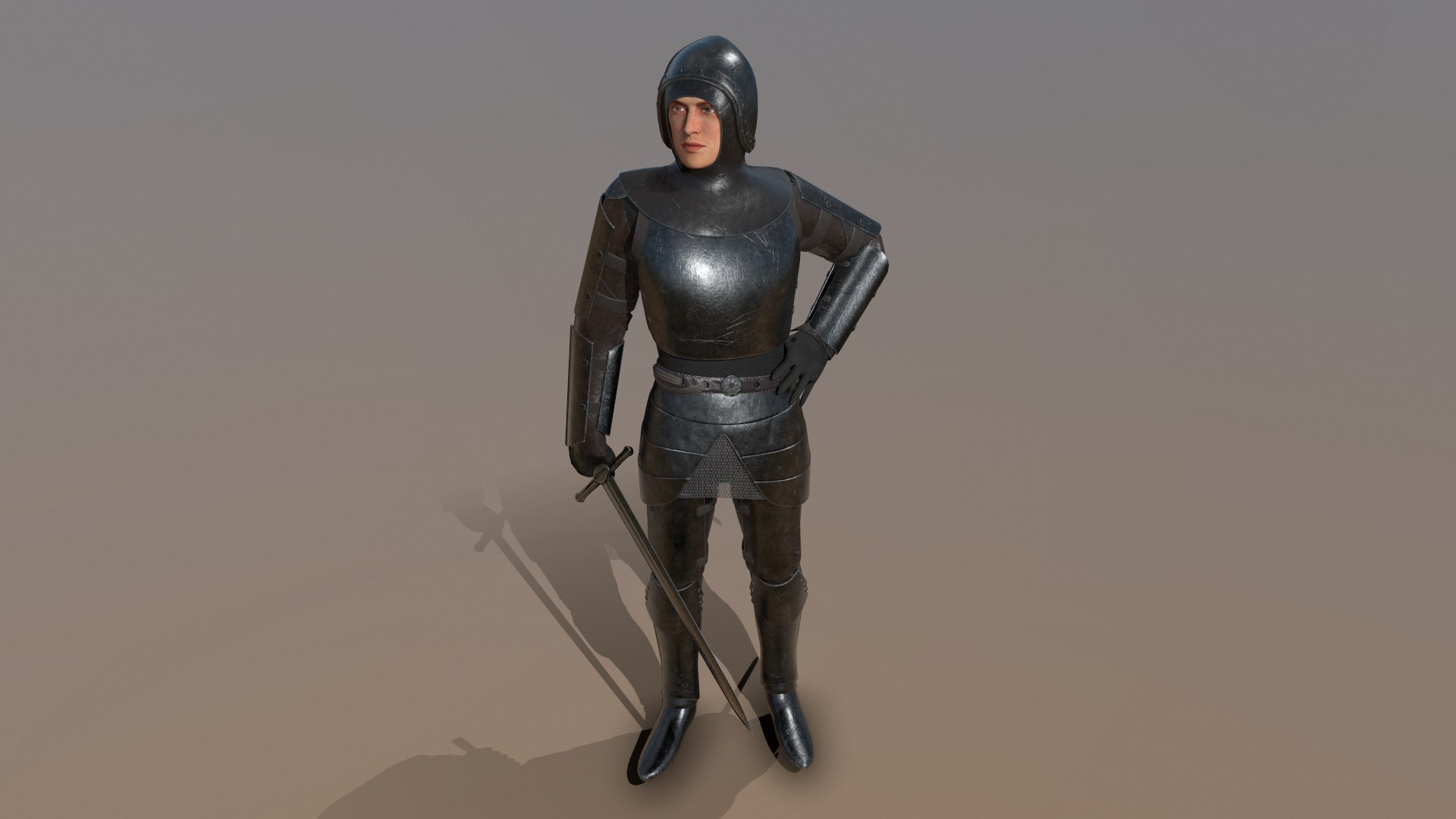 3D knight male character - TurboSquid 1666510