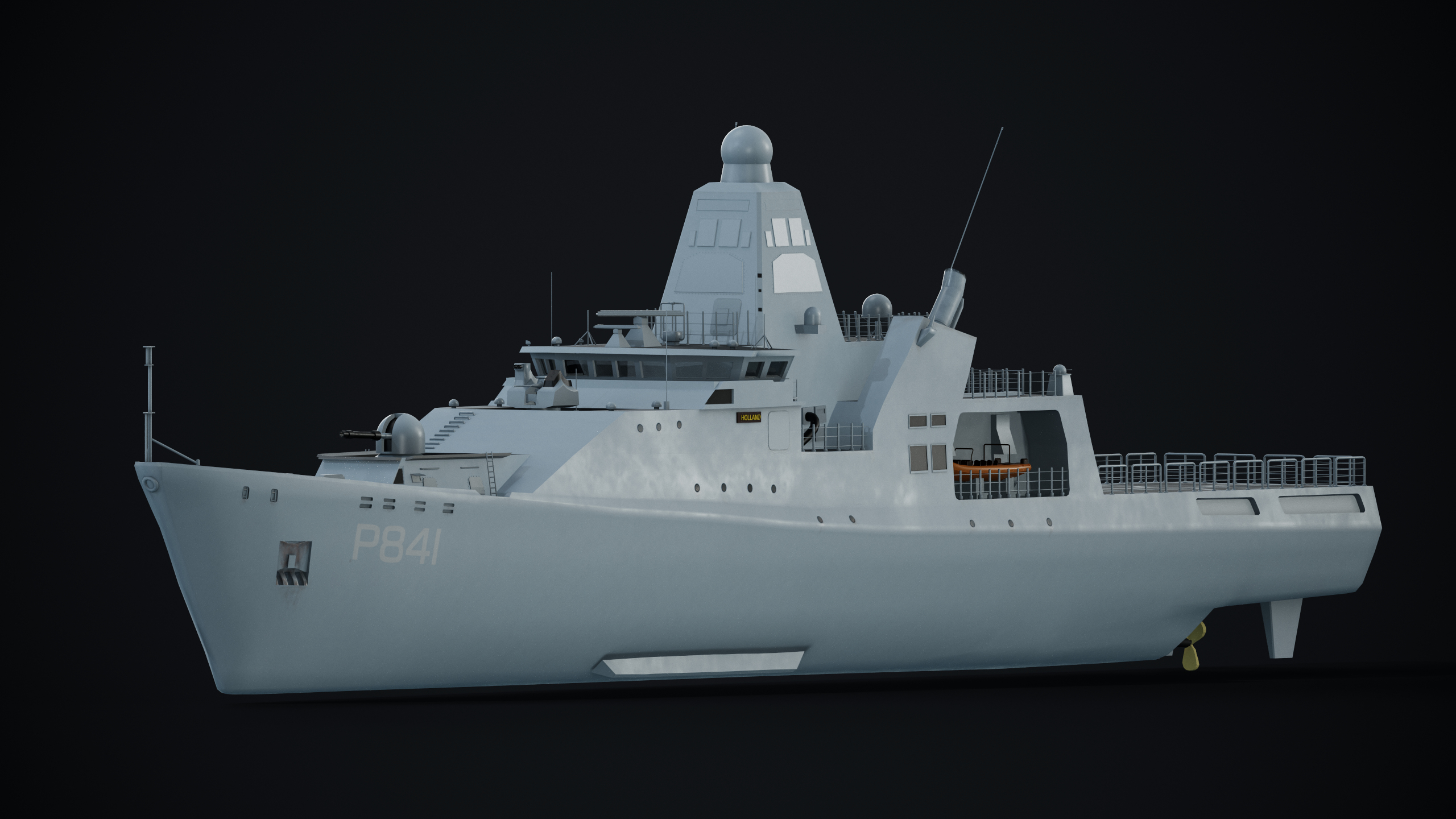 Holland-Class Offshore Patrol Vessel 3D model - TurboSquid 1772715