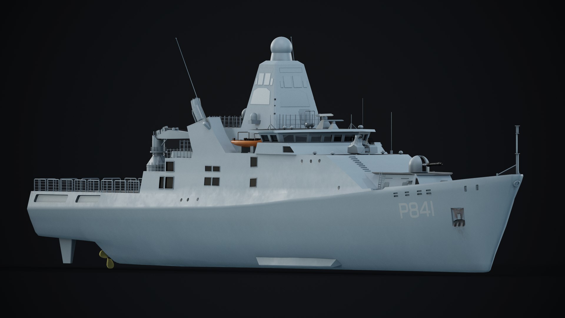 Holland-Class Offshore Patrol Vessel 3D model - TurboSquid 1772715