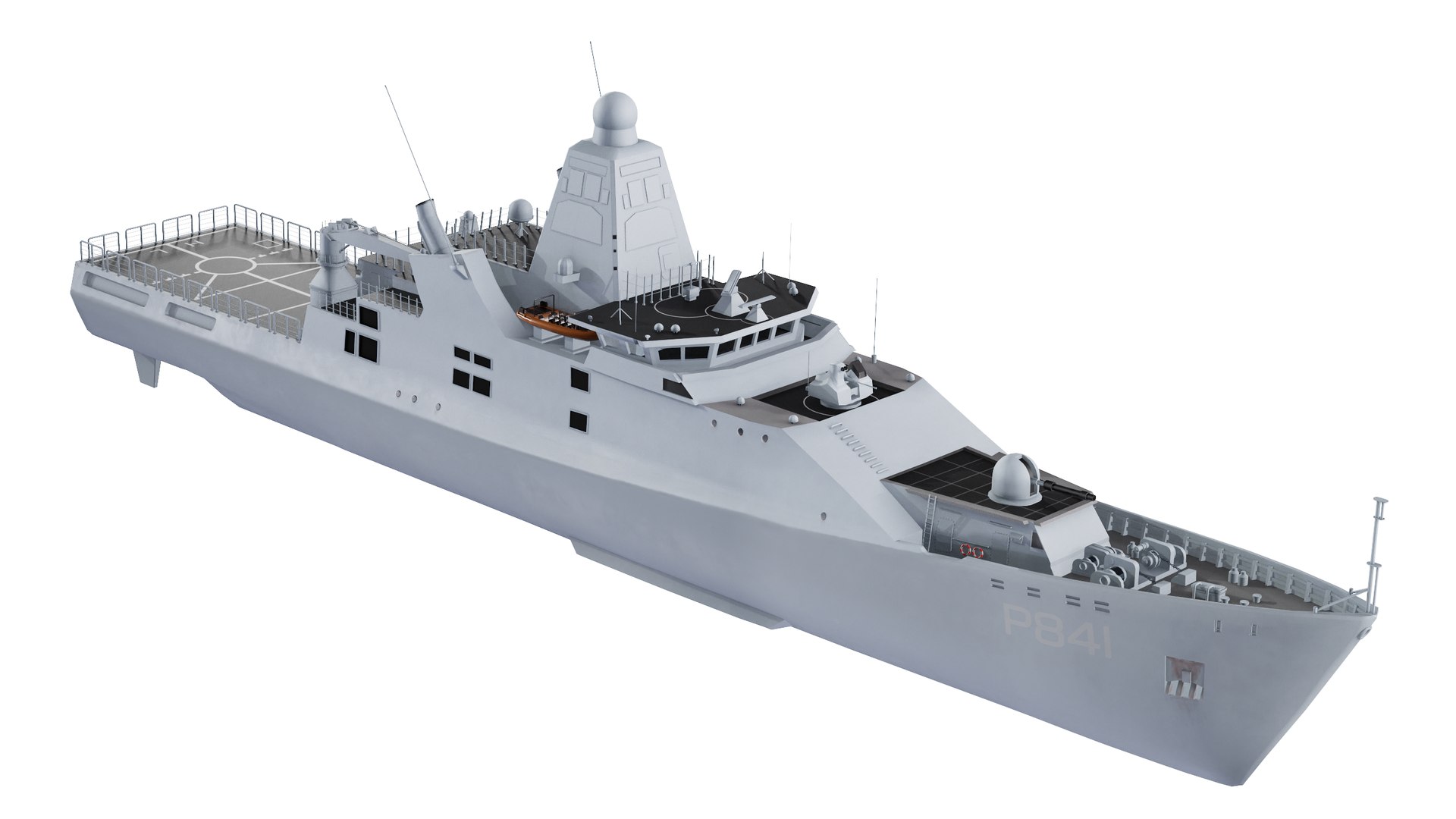 Holland-Class Offshore Patrol Vessel 3D model - TurboSquid 1772715