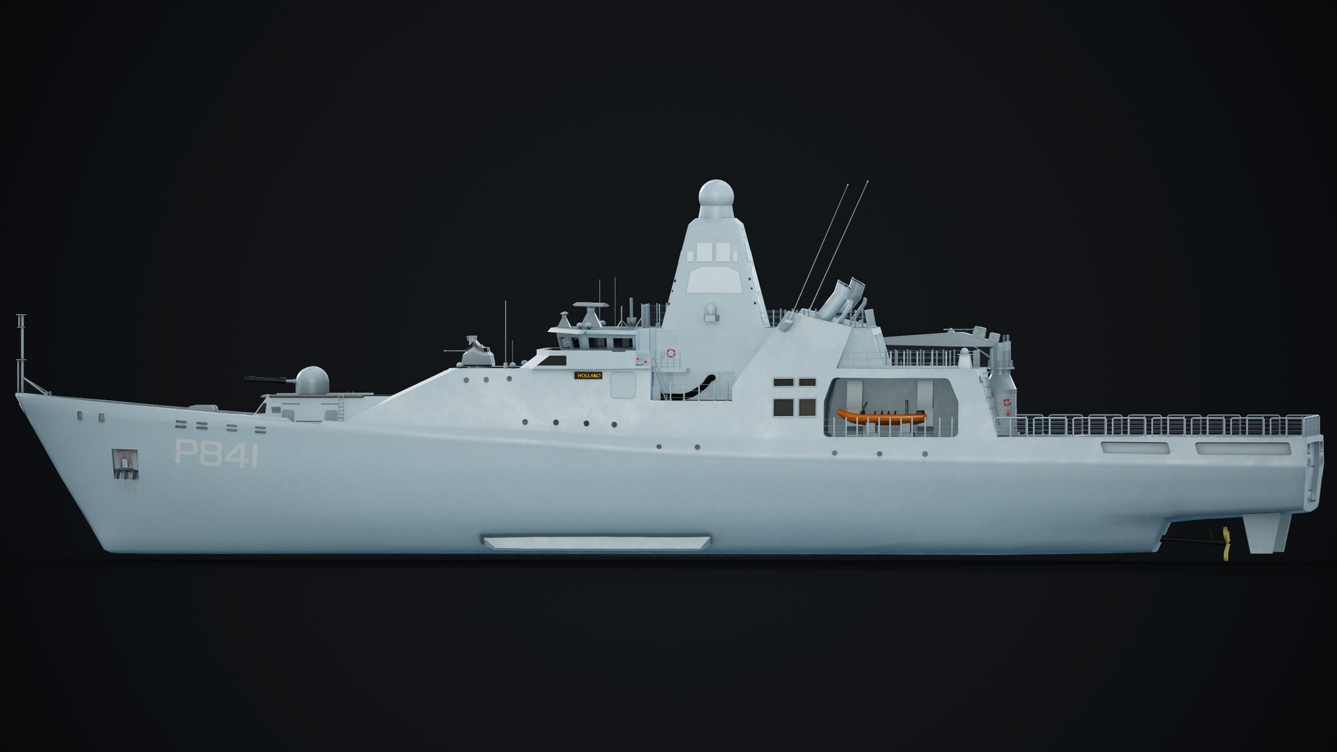 Holland-Class Offshore Patrol Vessel 3D model - TurboSquid 1772715