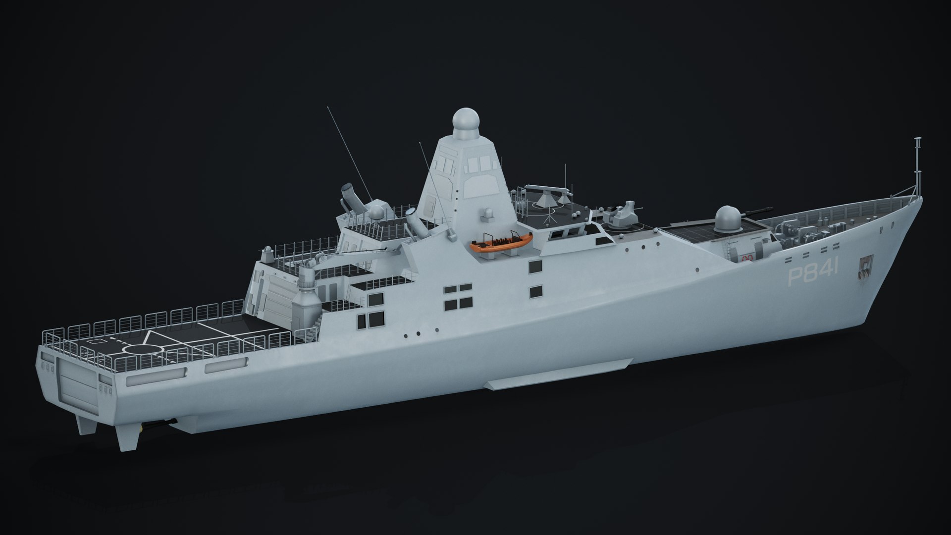 Holland-Class Offshore Patrol Vessel 3D model - TurboSquid 1772715