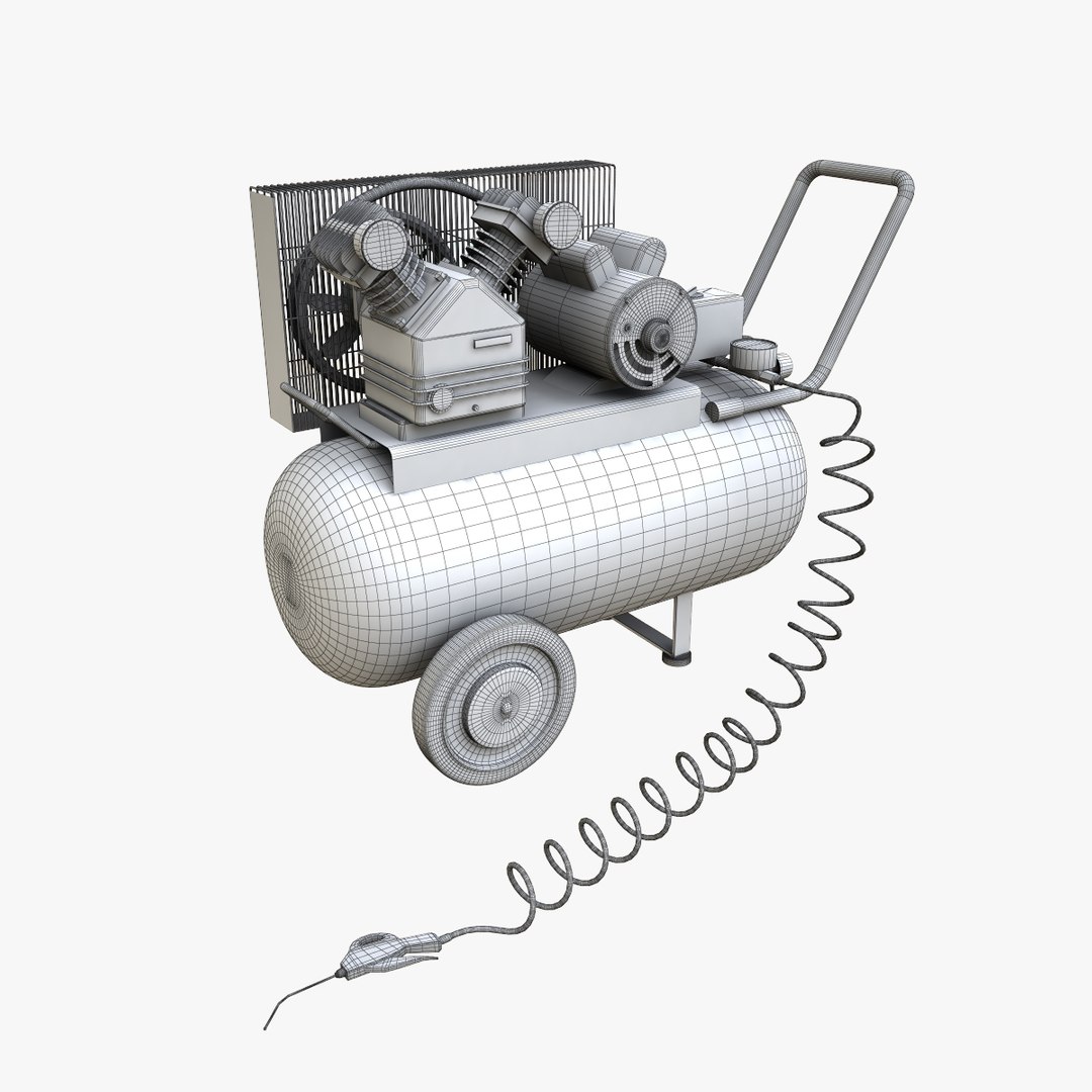 3D Air Compressor - TurboSquid 1306715