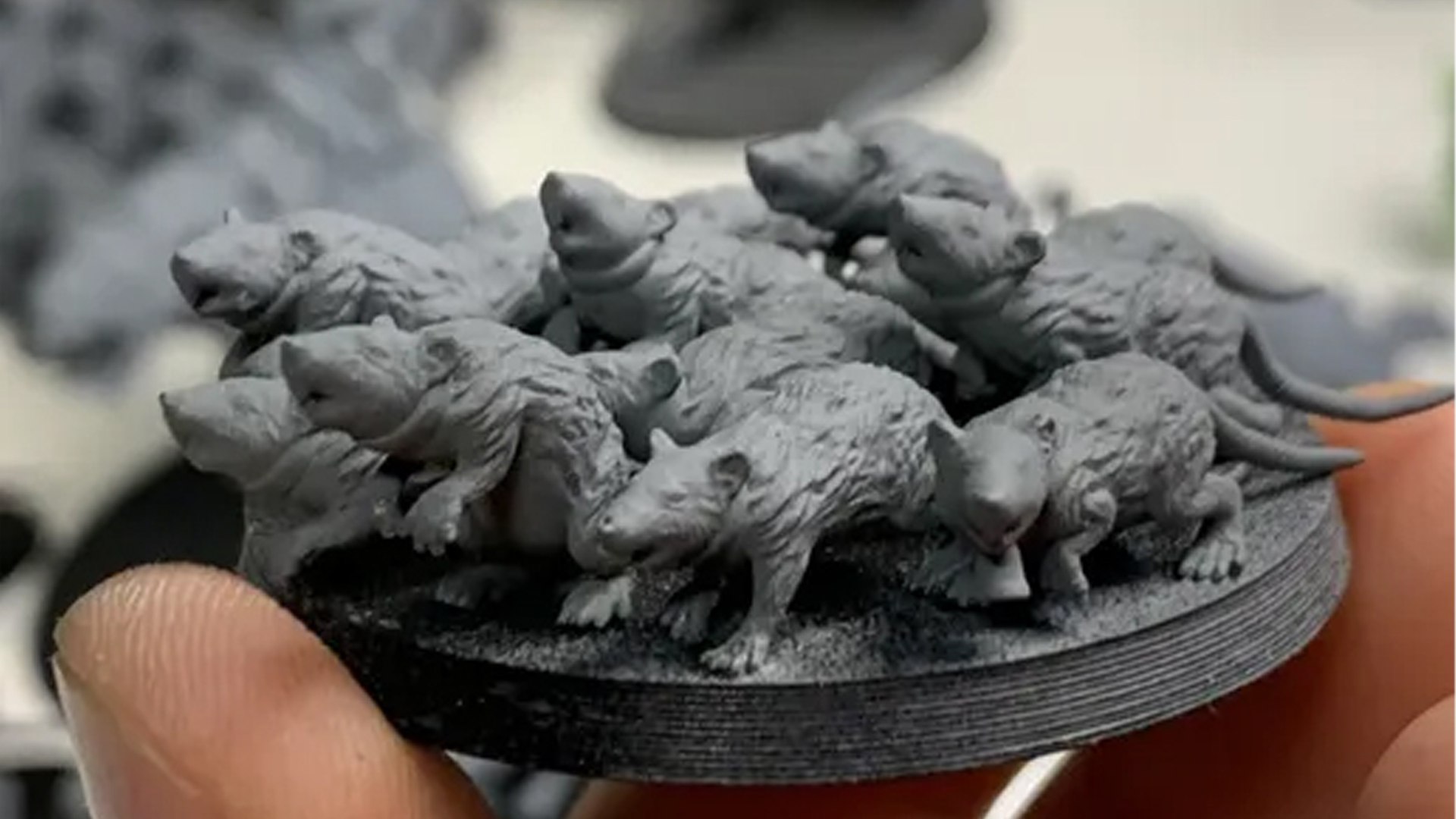 modelo 3d 3D RAVENOUS RODENT SWARMS STL - TurboSquid 1974052