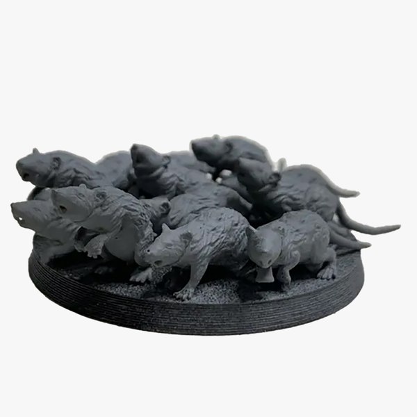modelo 3d 3D RAVENOUS RODENT SWARMS STL - TurboSquid 1974052