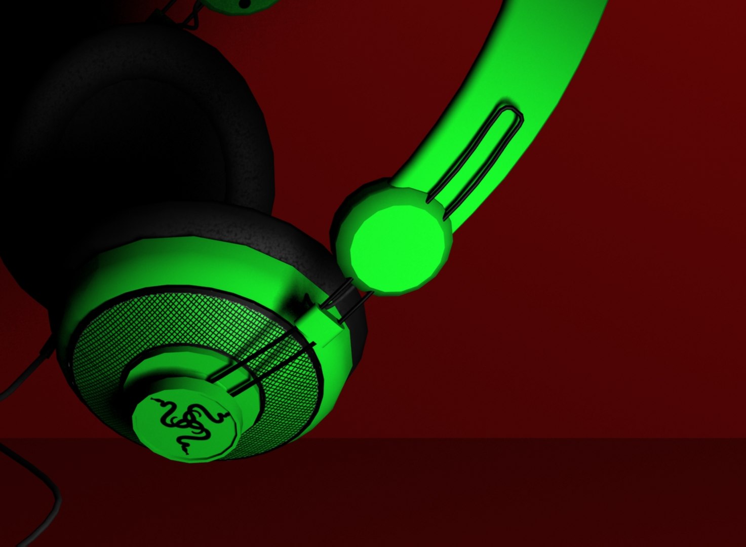 Razer Orca Headphones 3d Max