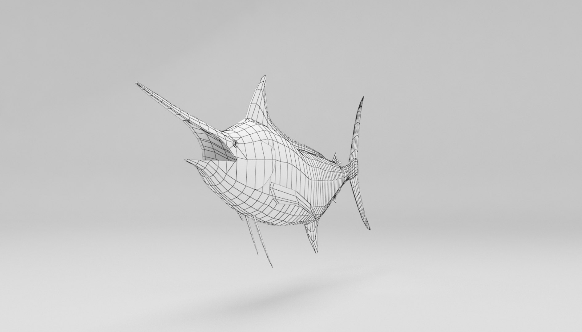 Black Marlin Fish 3D Model - TurboSquid 1279365
