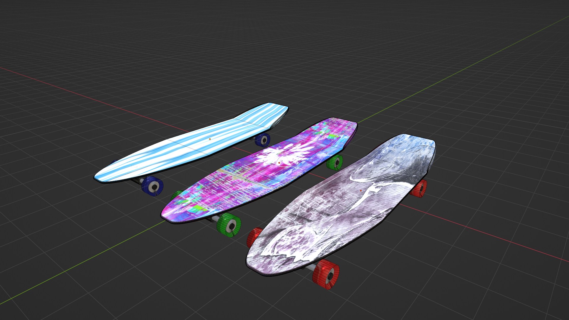 Skateboard 3D Model - TurboSquid 2032902