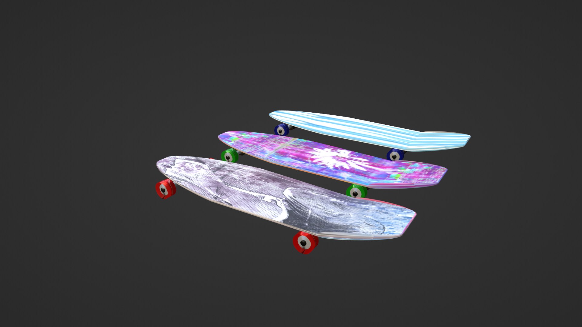 Skateboard 3D Model - TurboSquid 2032902
