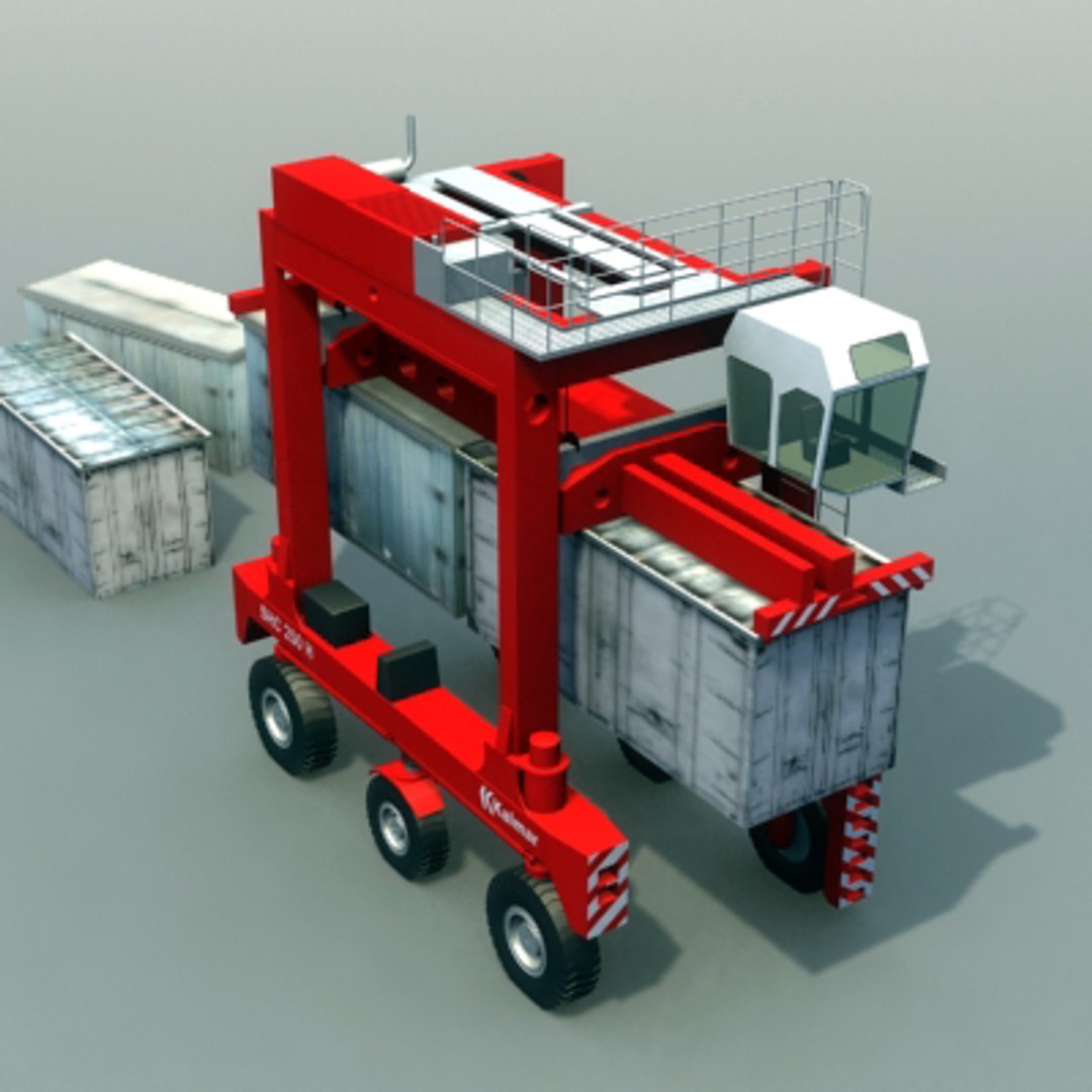 maya container ports industrial vehicles