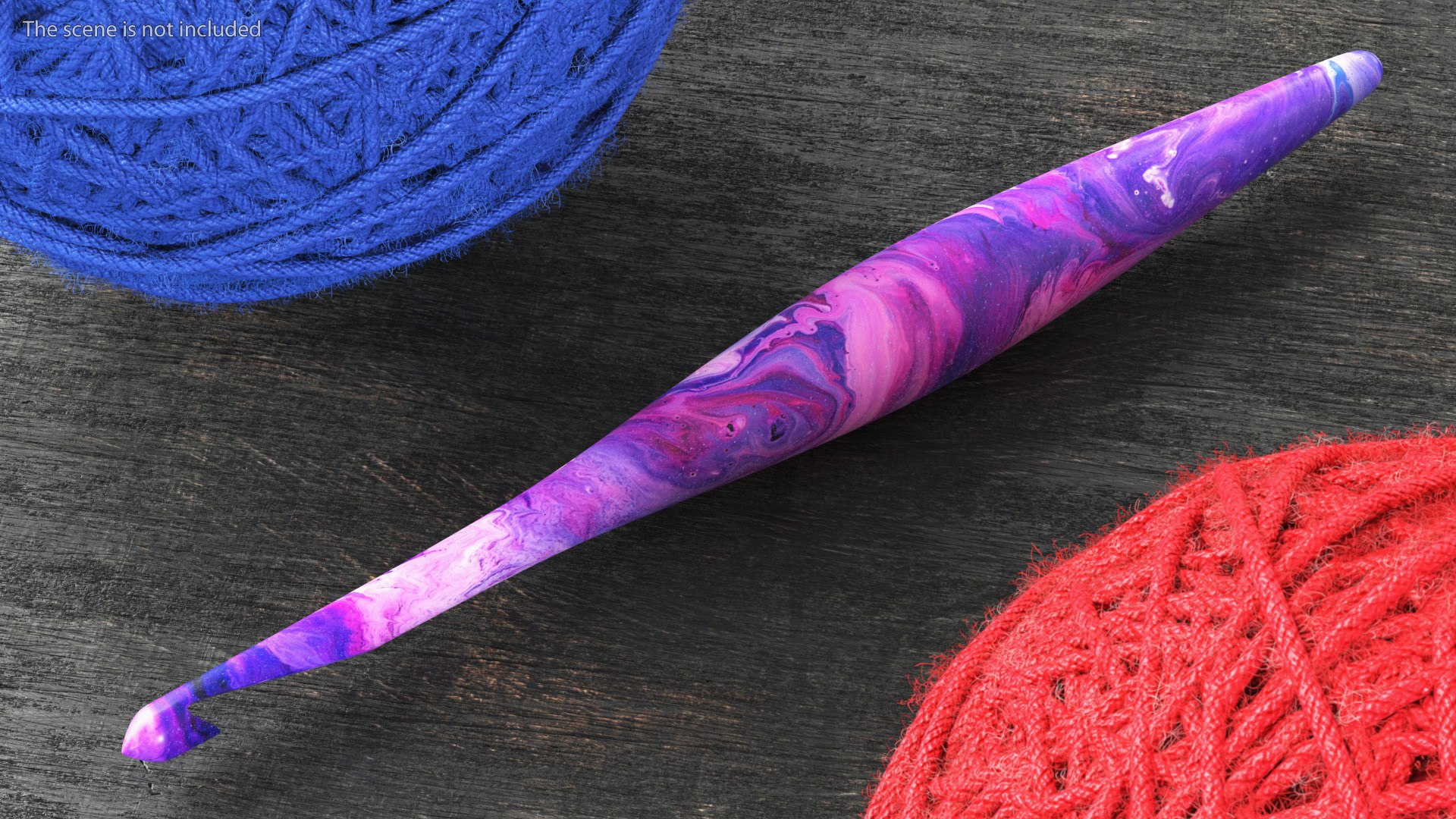 Resin Crochet Hook Model - TurboSquid 1980646