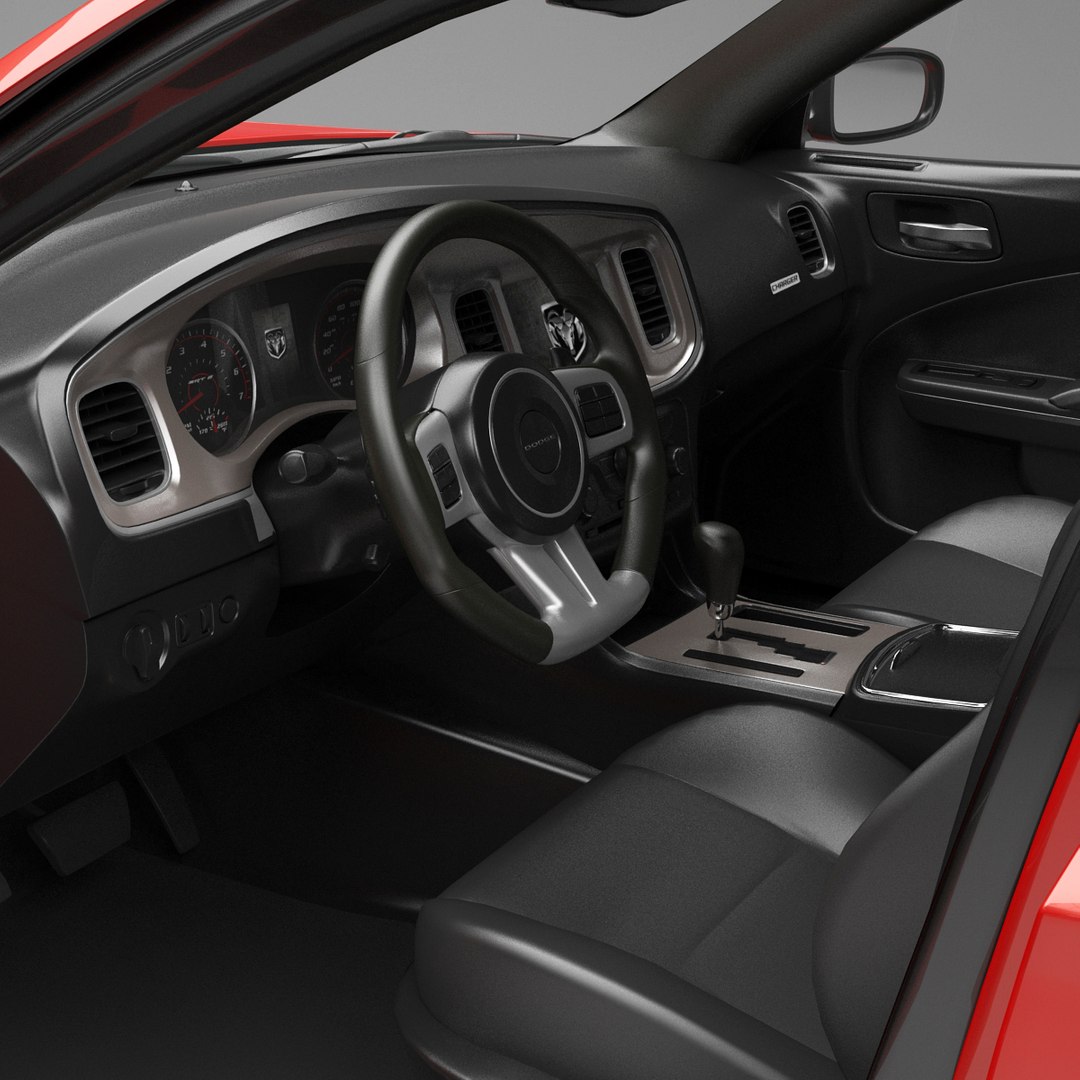 3d dodge charger srt8 model