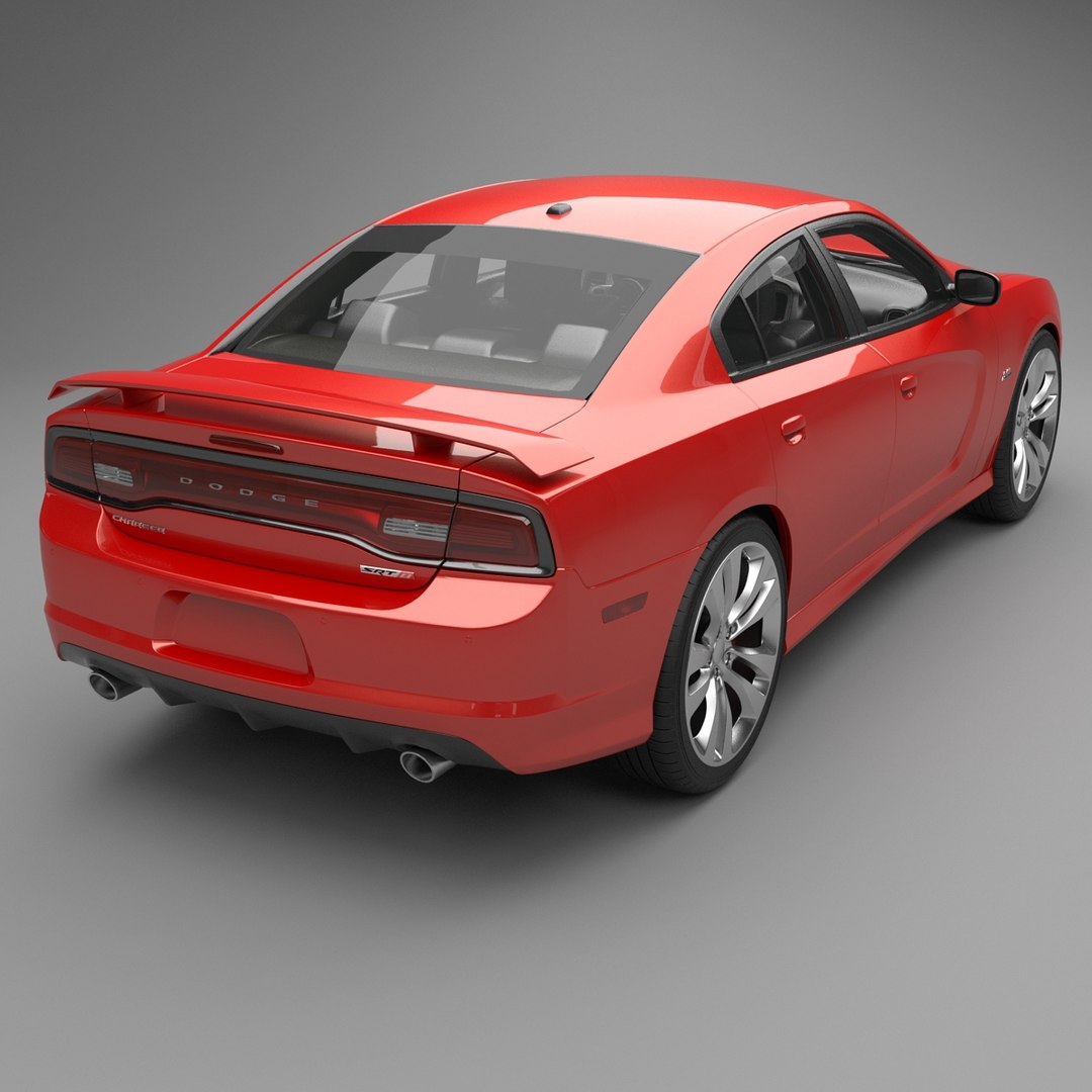 3d dodge charger srt8 model