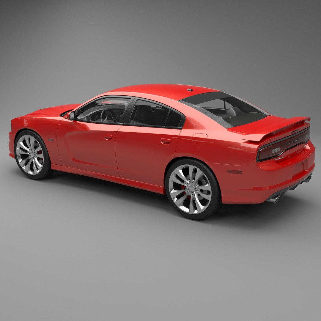 3d dodge charger srt8 model
