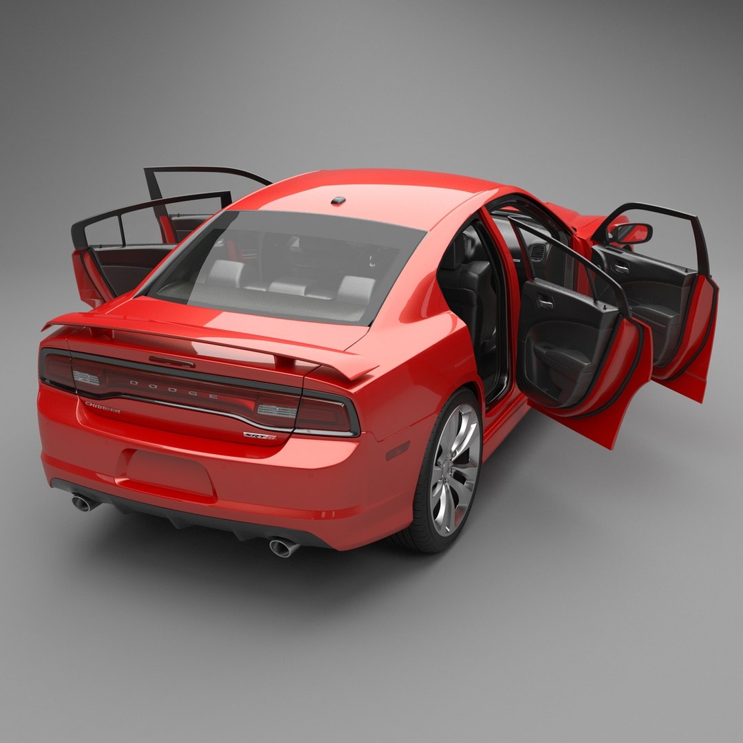 3d dodge charger srt8 model