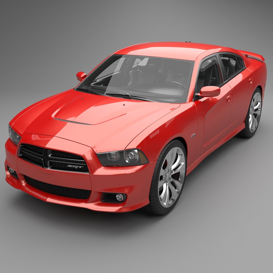 3d dodge charger srt8 model