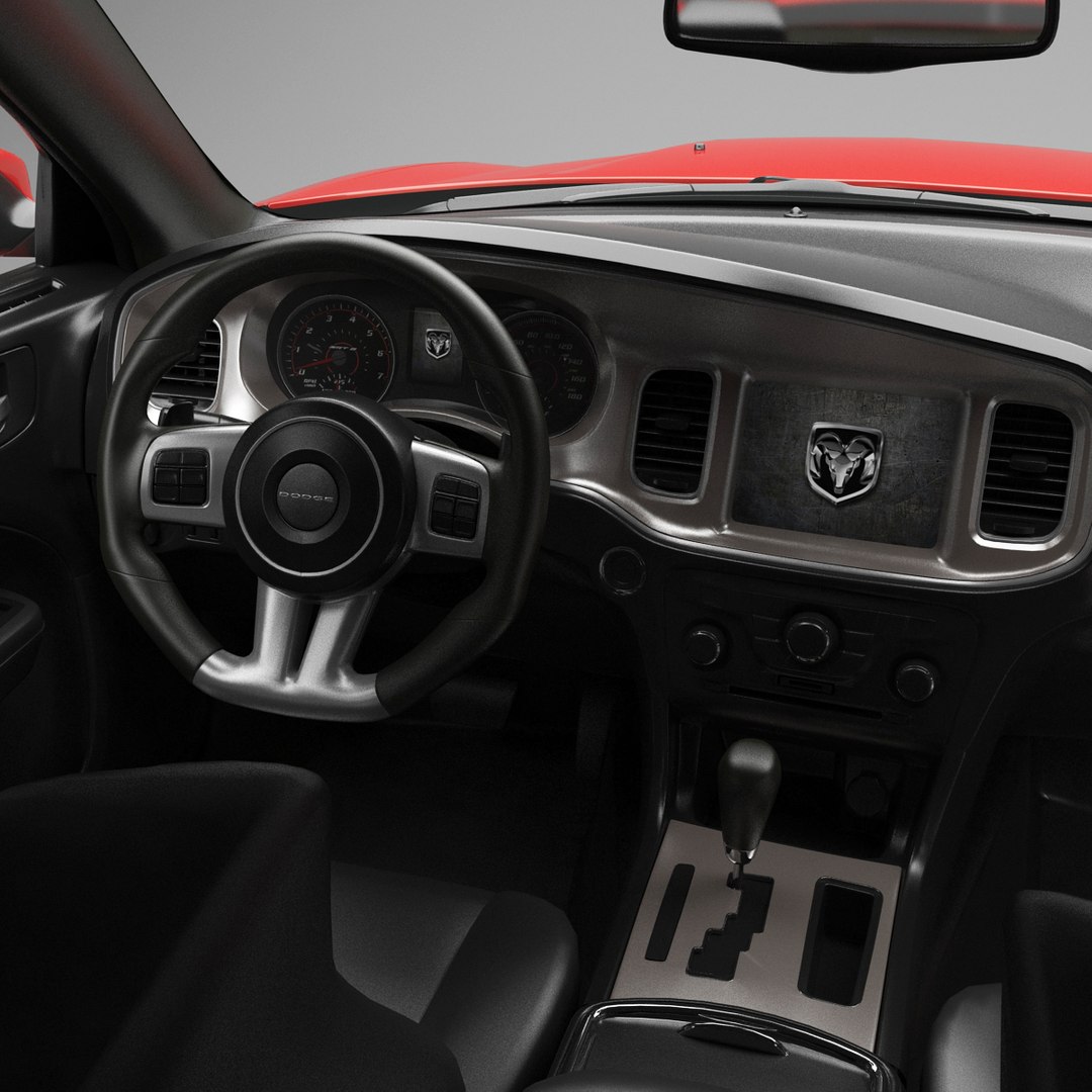 3d dodge charger srt8 model